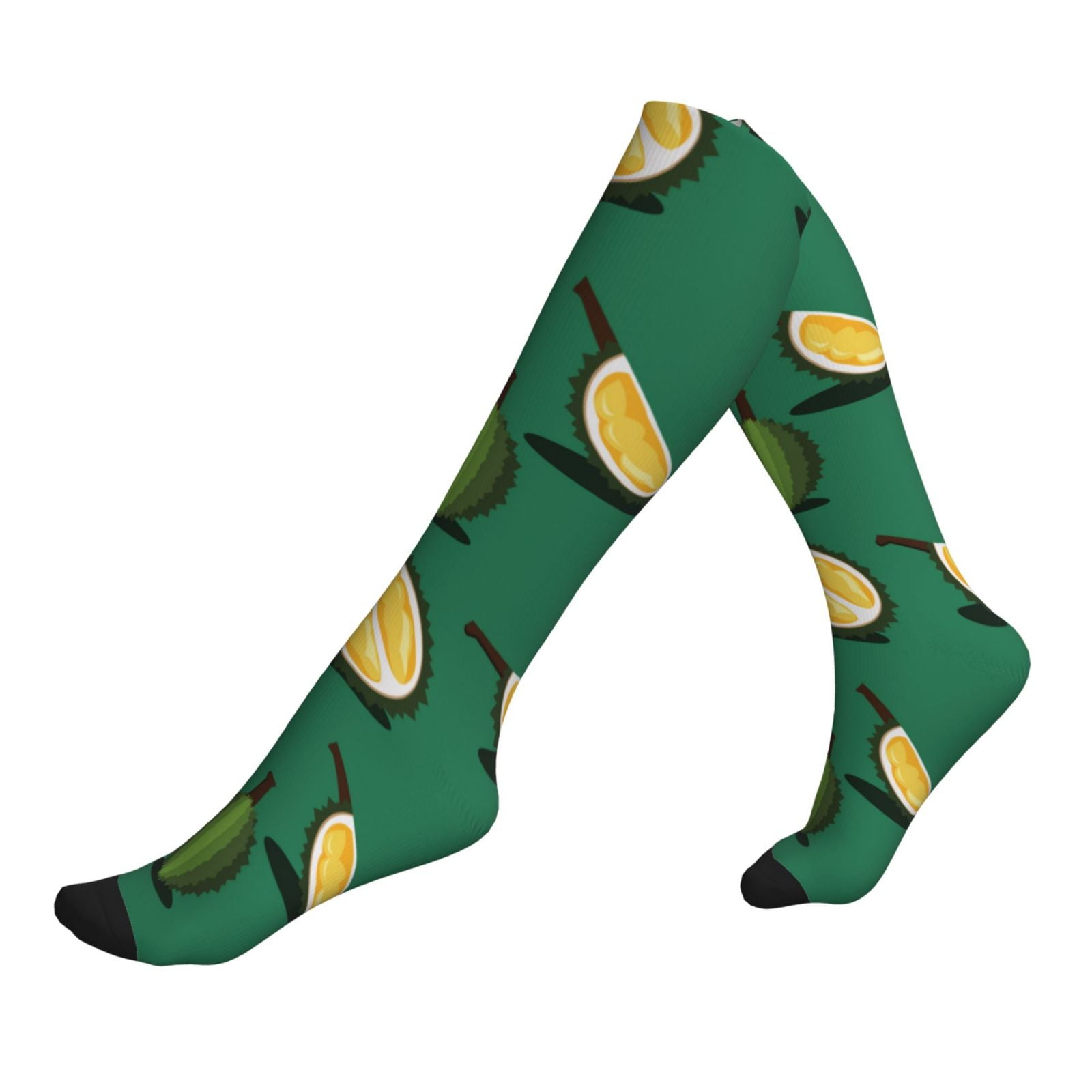Compression Socks For Women And Men - Cute Durian Forest Green ...