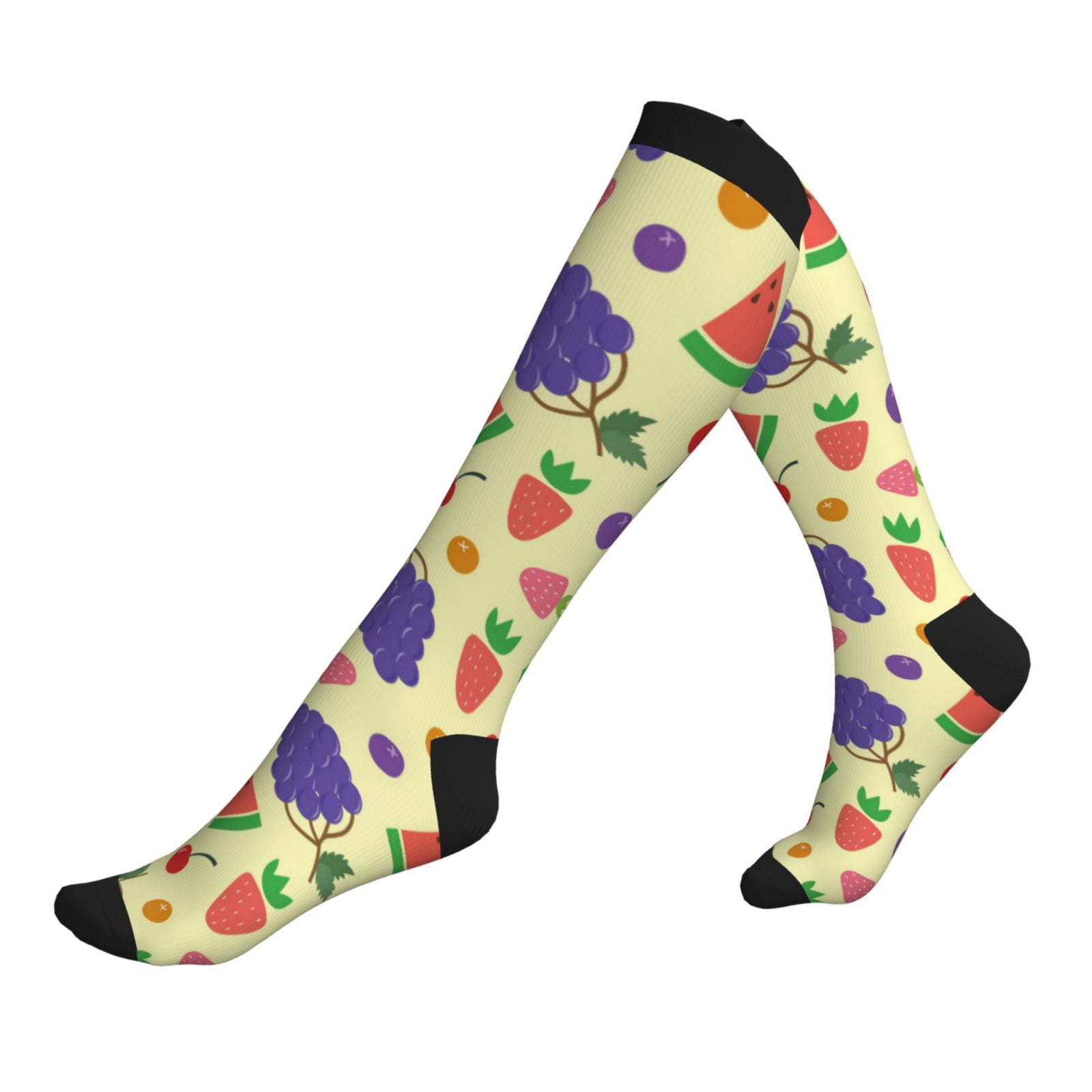 Compression Socks For Women And Men - Cute Grape Blueberry Compression ...