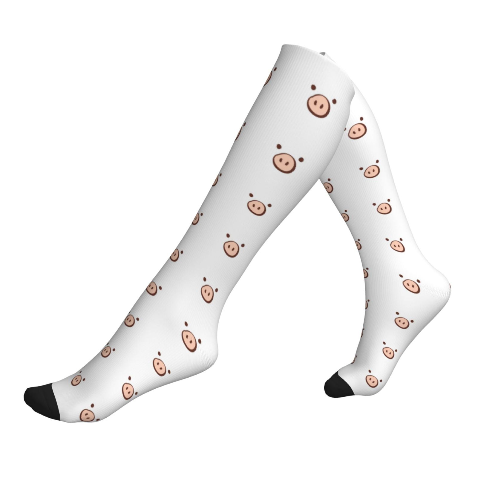Compression Socks For Women And Men - Cute Pig Nose Compression Socks ...