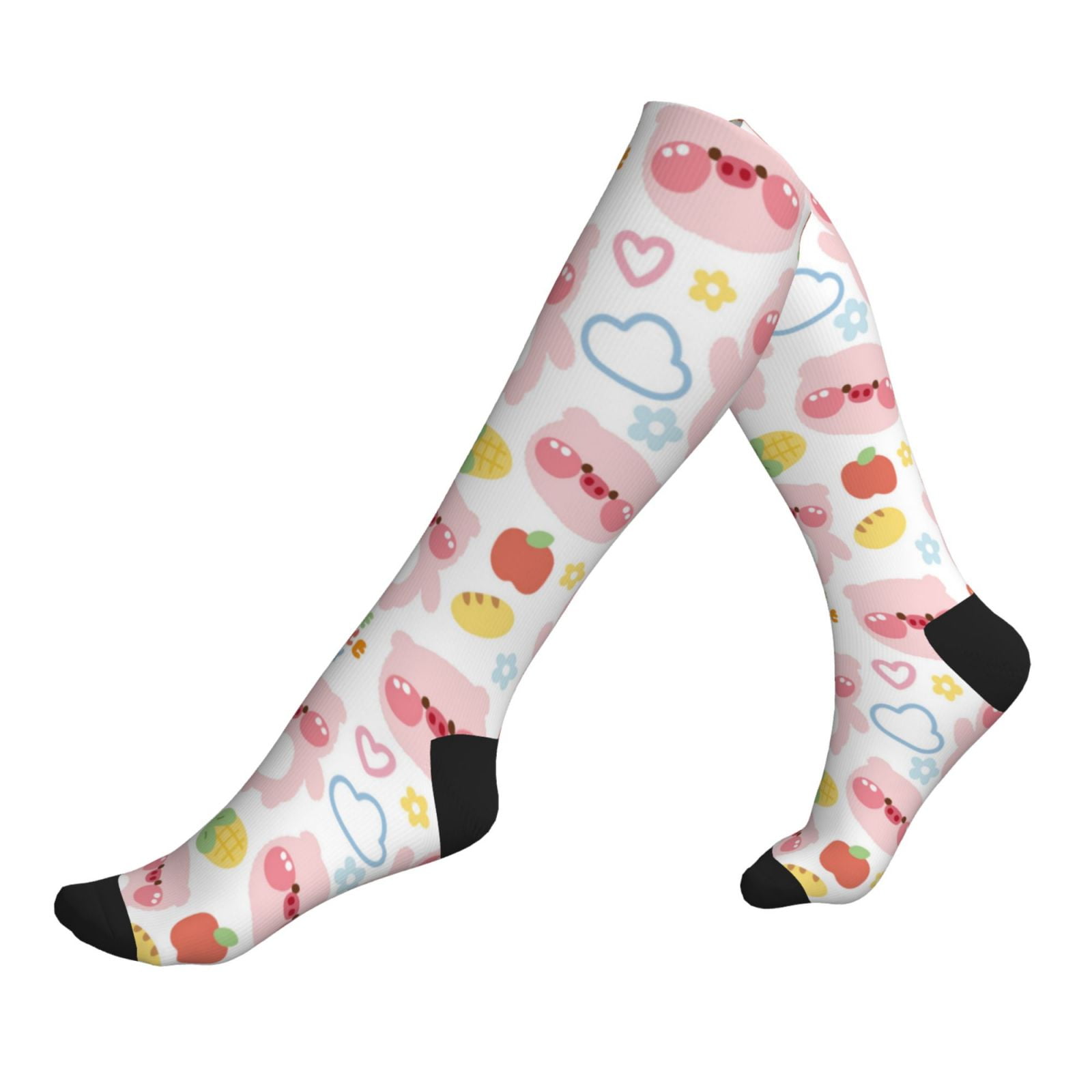 Compression Socks For Women And Men - Cute Pig Radish Tomato Corn ...