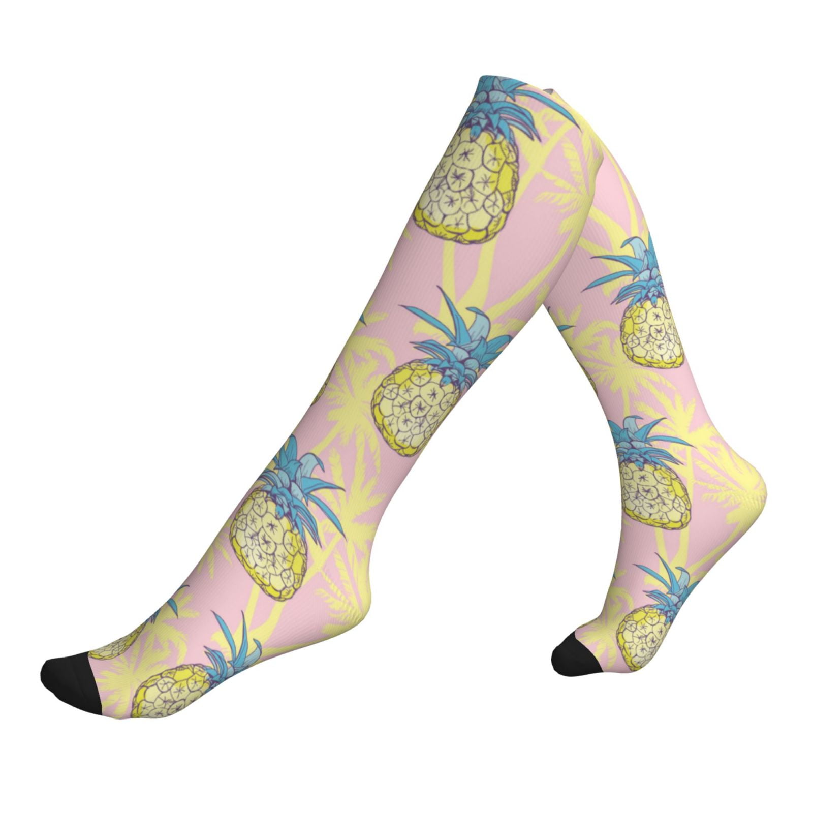Compression Socks For Women And Men - Cute Pineapple Coconut Palm ...