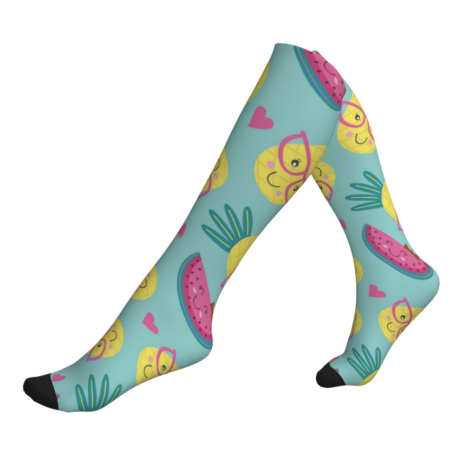 Compression Socks For Women And Men - Cute Pineapple Sweet Watermelon ...