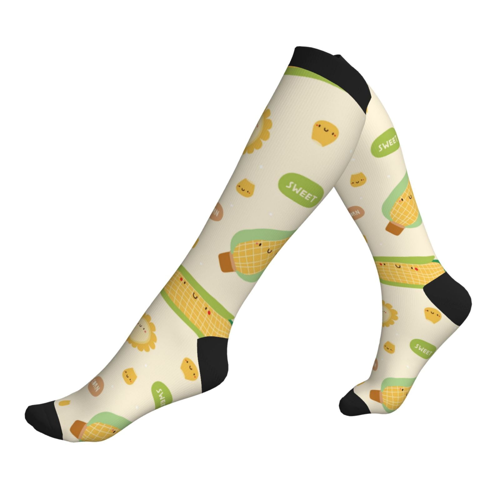Compression Socks For Women And Men - Cute Sweet Corn Compression Socks ...