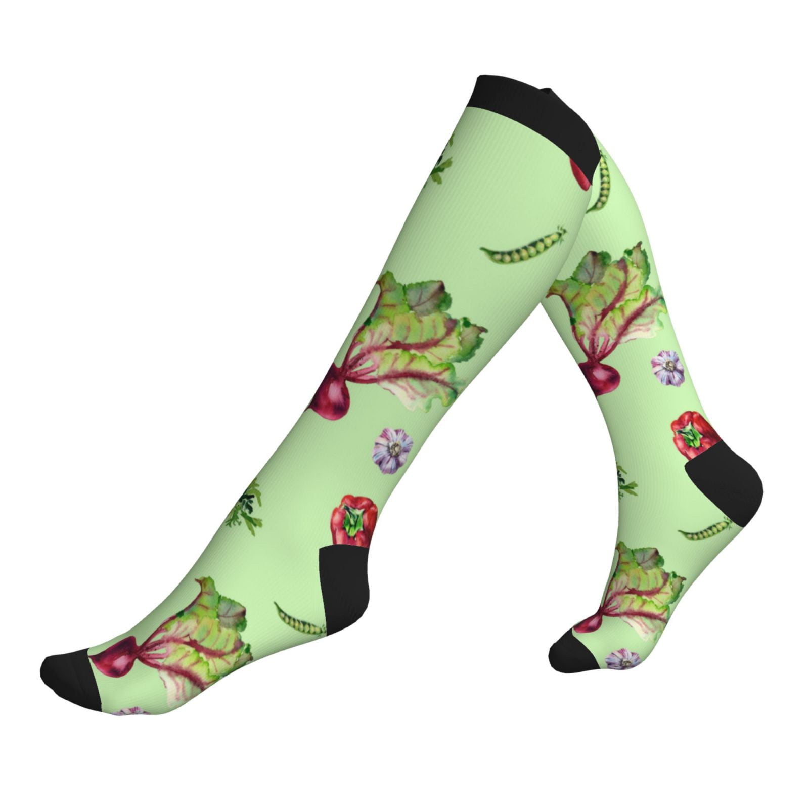 Compression Socks For Women And Men - Eggplant Chilies Onion Garlic ...