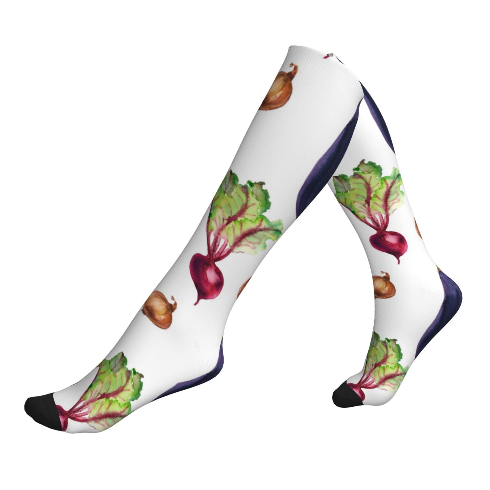 Compression Socks For Women And Men - Eggplant Onion Garlic Compression ...