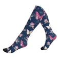 Compression Socks For Women And Men - Flower Butterfly_A Compression ...