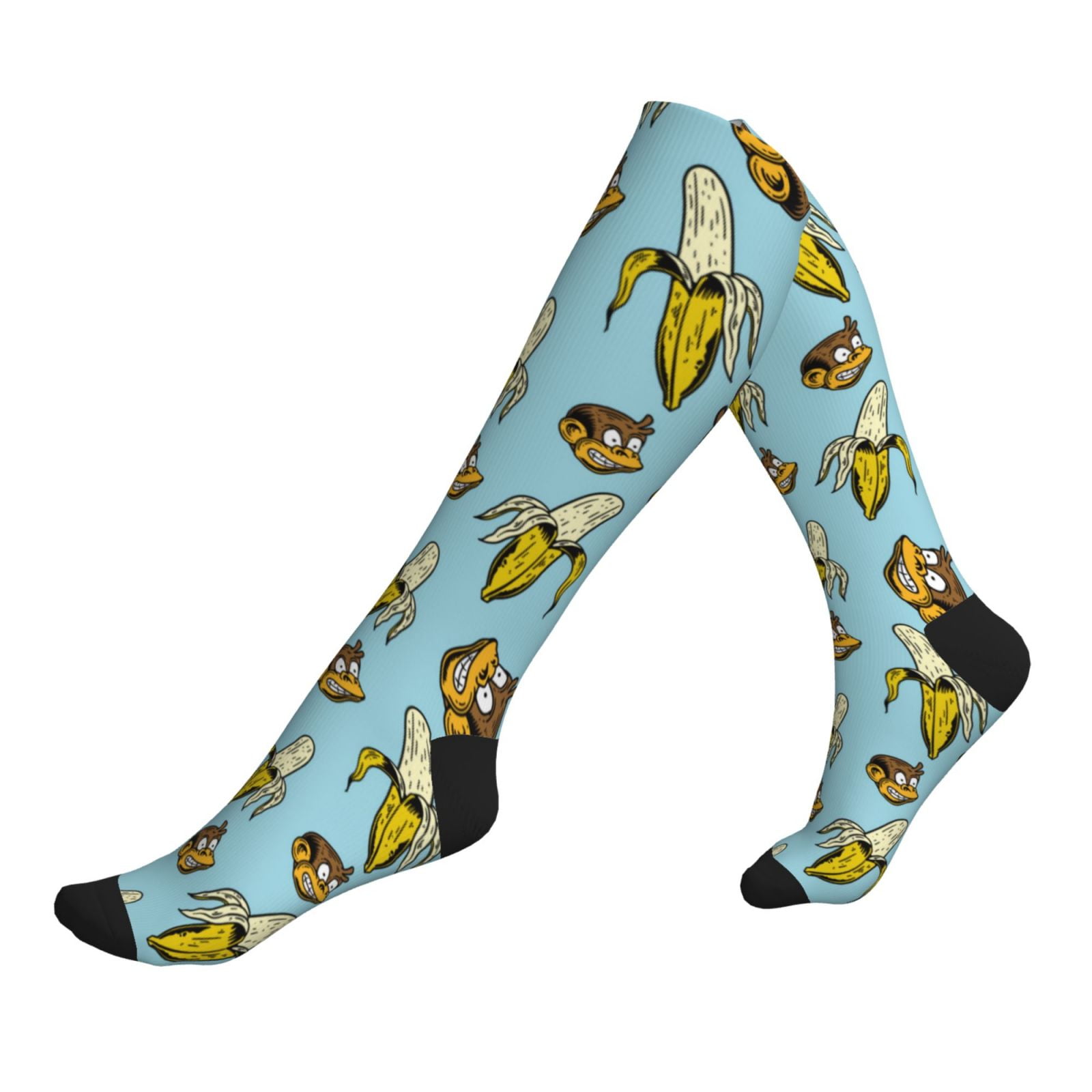 Compression Socks For Women And Men - Funny Banana Monkey Compression ...