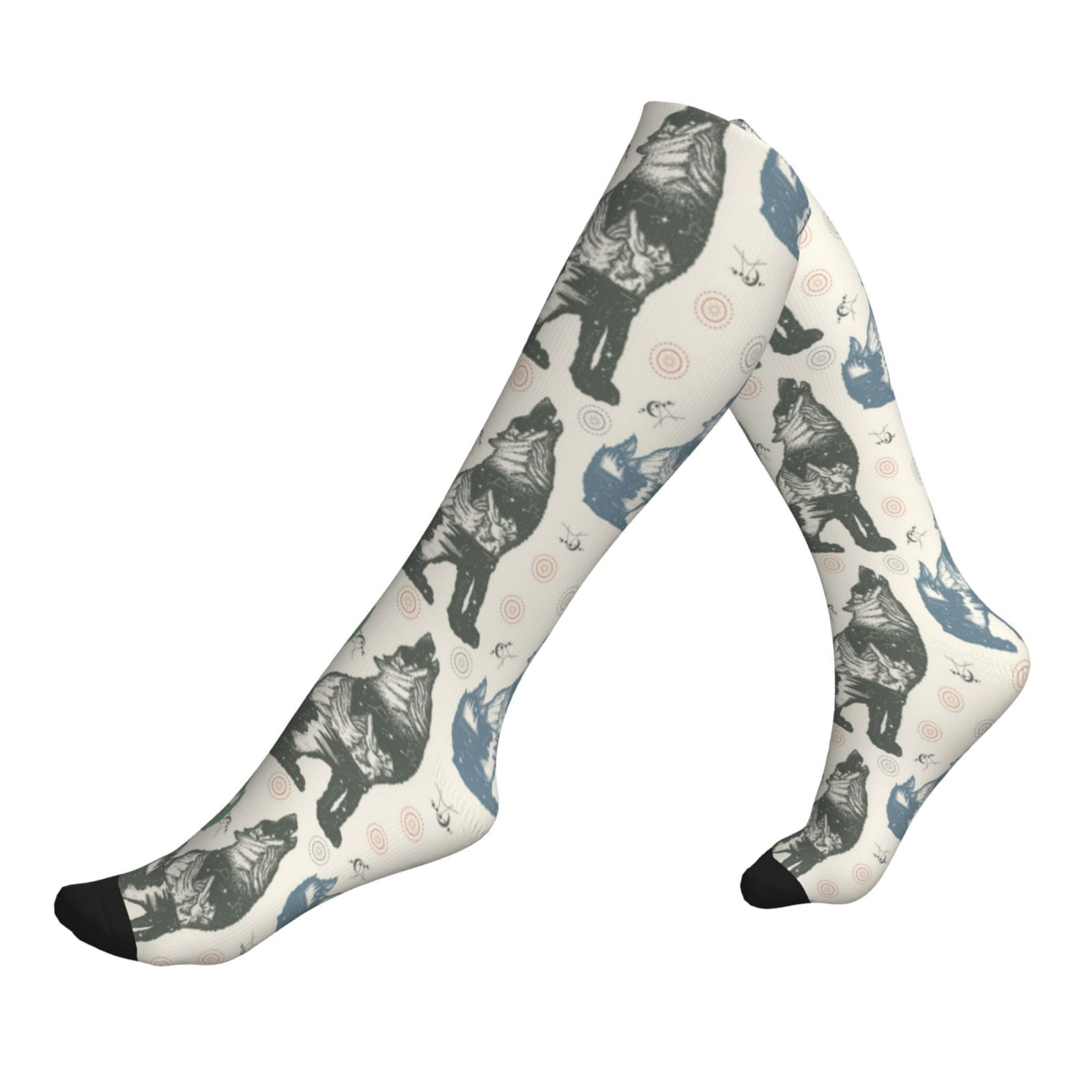 Compression Socks For Women And Men - Gothic Cool Husky Multi Color ...