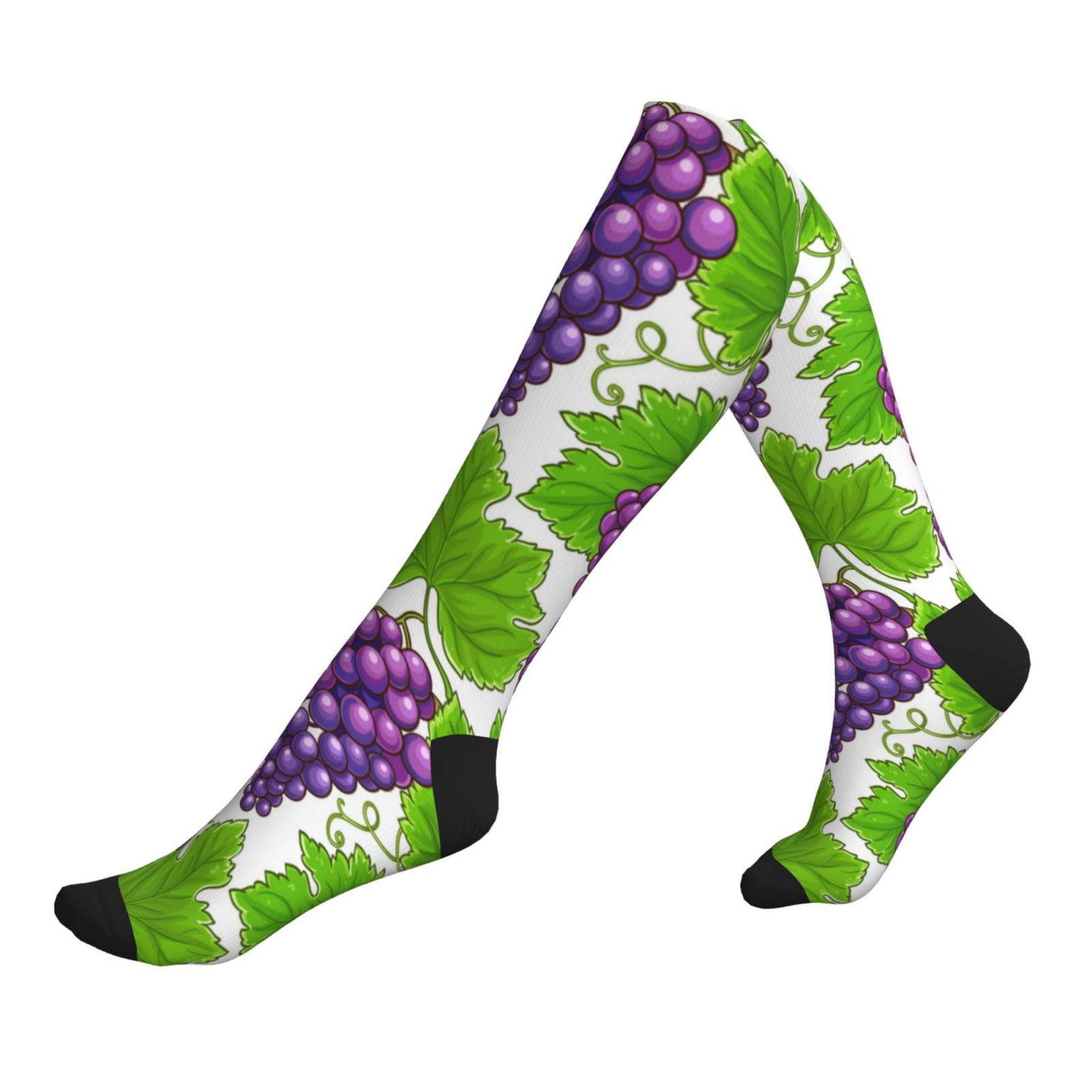 Compression Socks For Women And Men - Grape Purple Compression Socks ...
