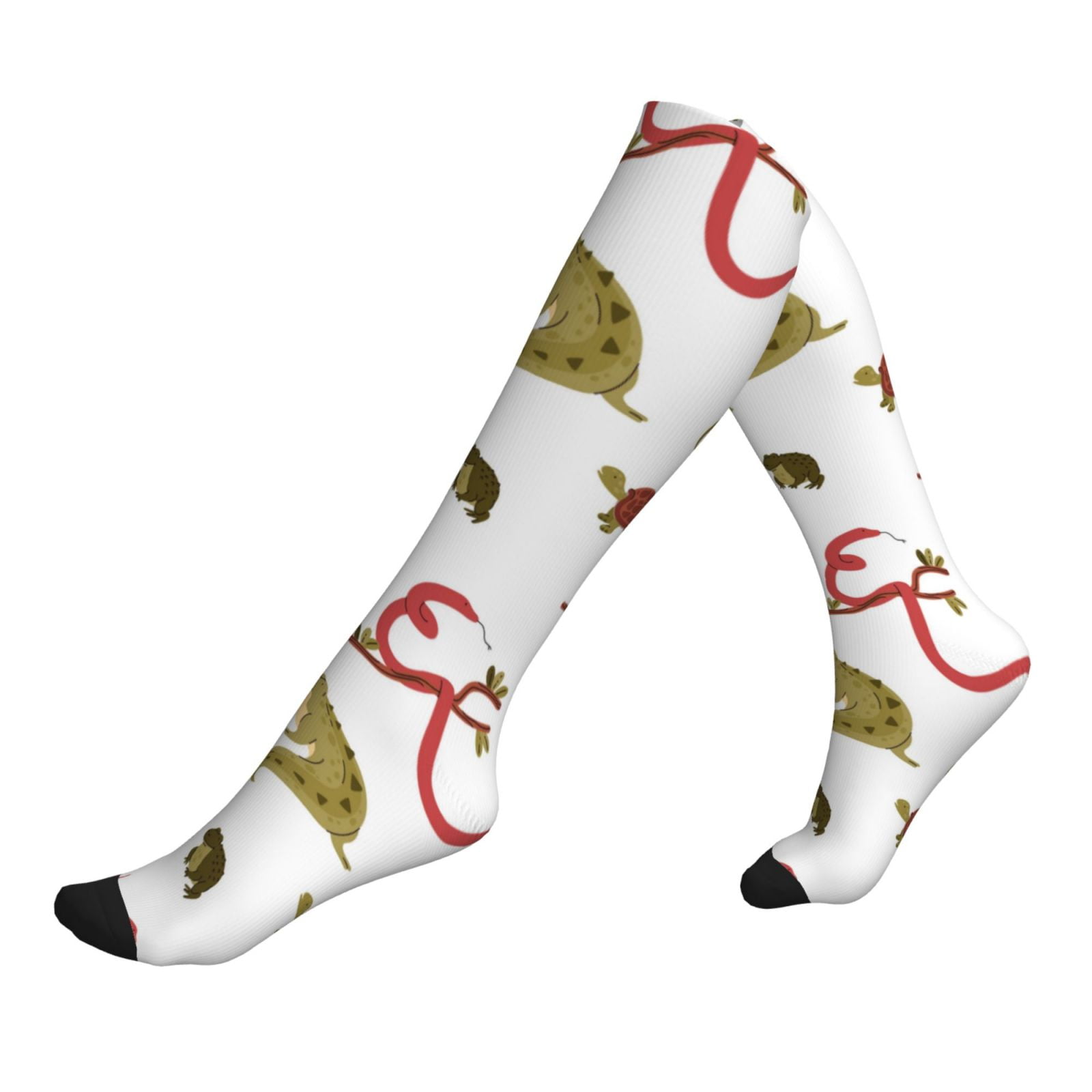 Compression Socks For Women And Men - Lizard Snake Turtle Crocodile_A ...