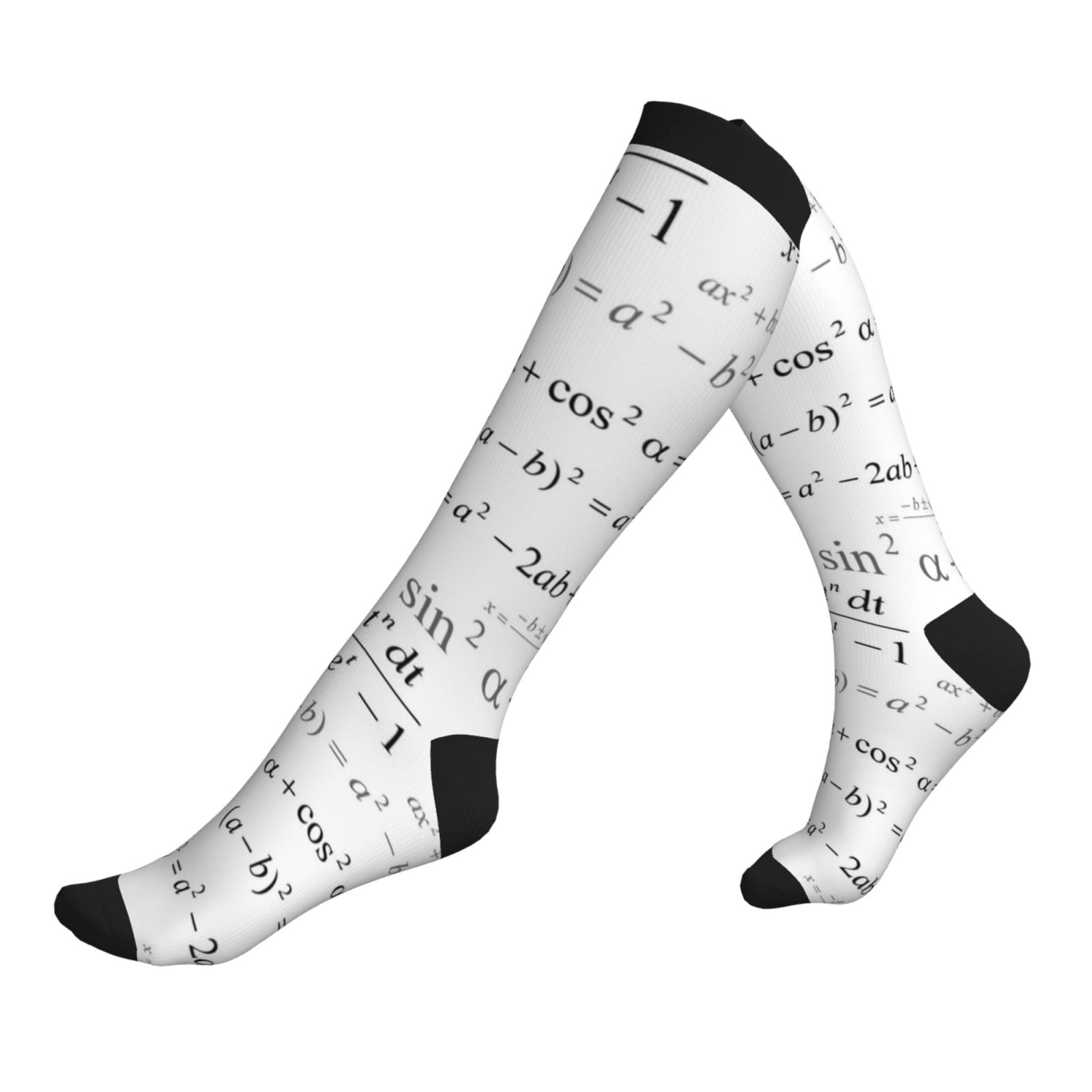 Compression Socks For Women And Men - Math Equation Design Compression ...