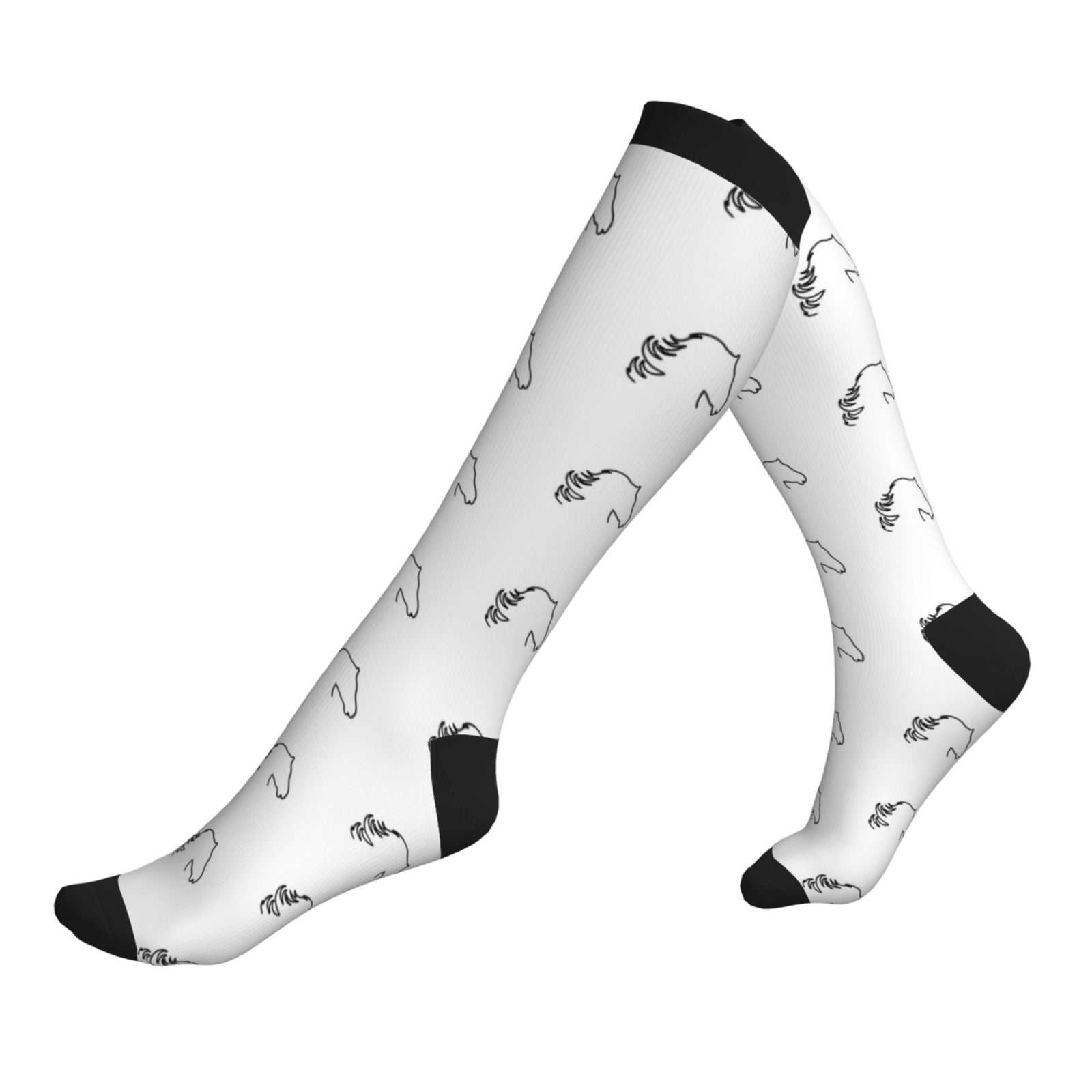 Compression Socks For Women And Men - Minimalist Line Horse Compression ...