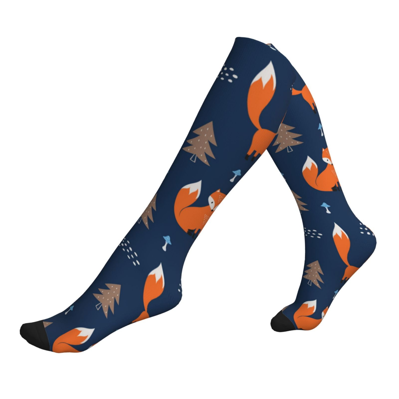 Compression Socks For Women And Men - Mushroom Tree Fox Compression ...