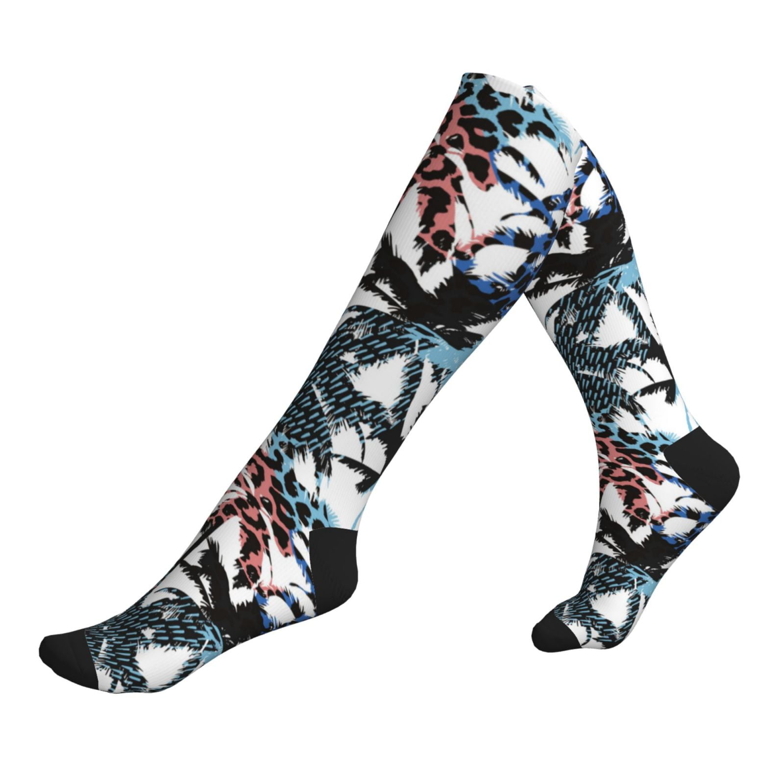 Compression Socks For Women And Men - Palm Tree Doodle Compression ...