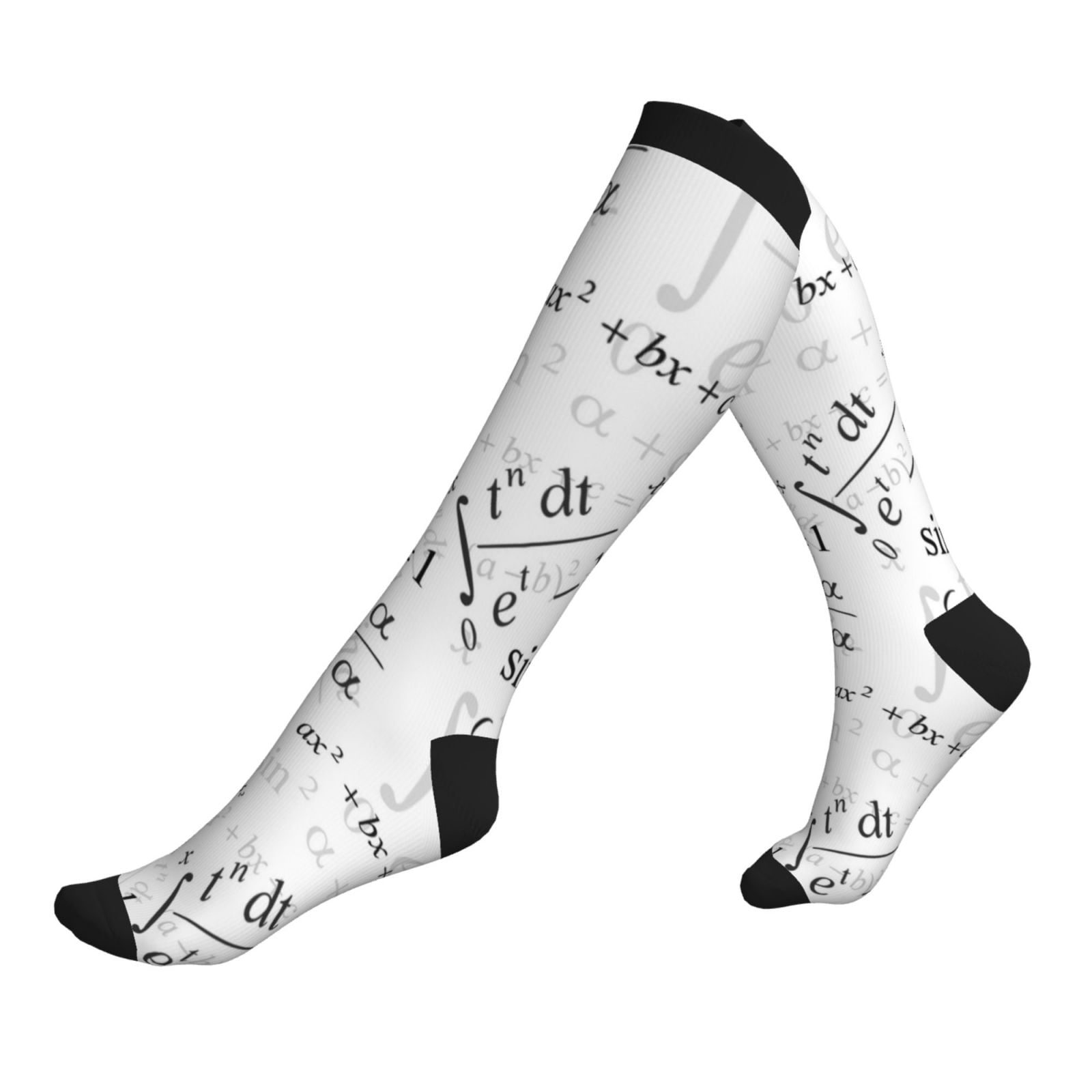 Compression Socks For Women And Men - Print Equation Math Compression ...