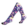 Compression Socks For Women And Men - Skull Colorful Mushroom ...