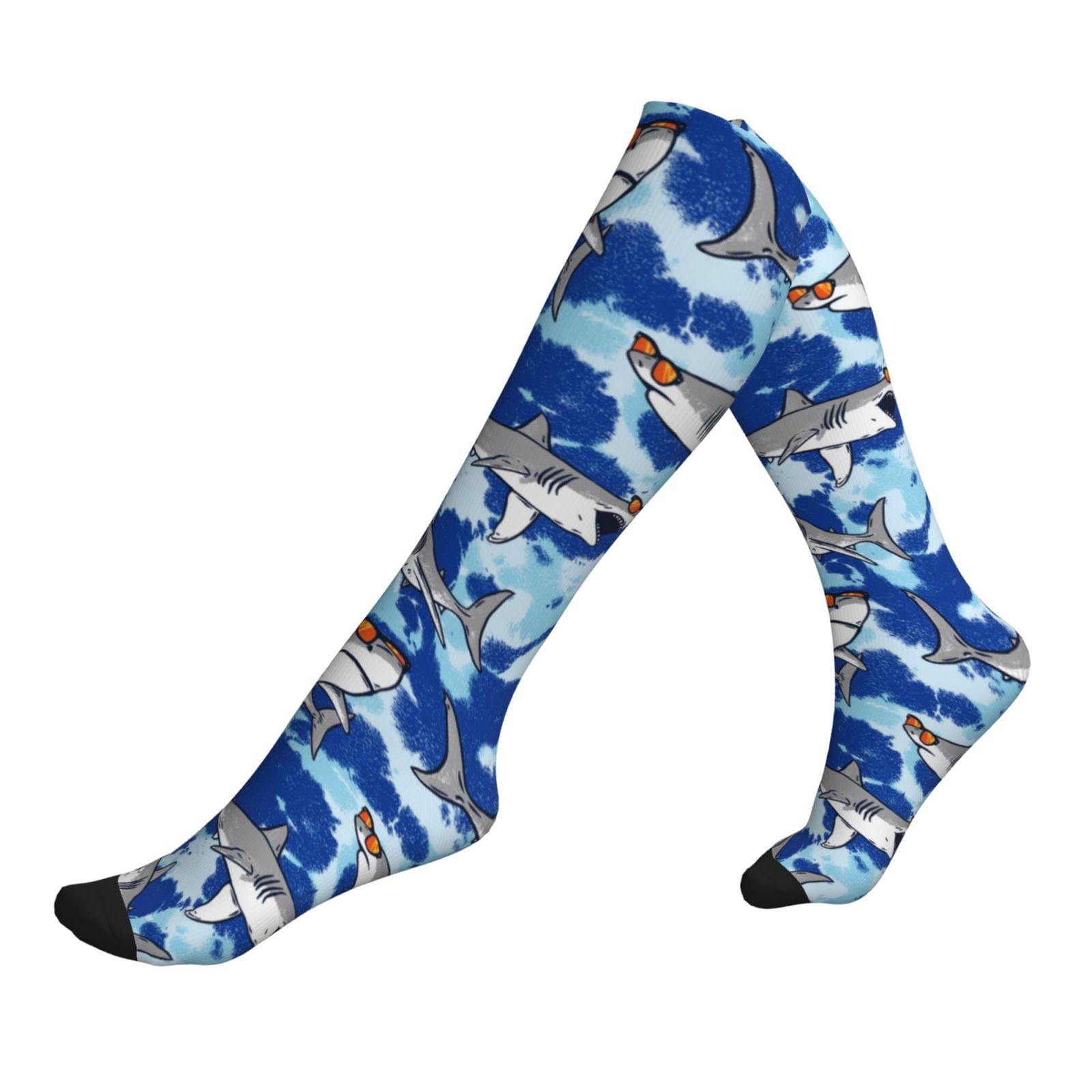 Compression Socks For Women And Men, Spectacled Great White Shark 15 ...