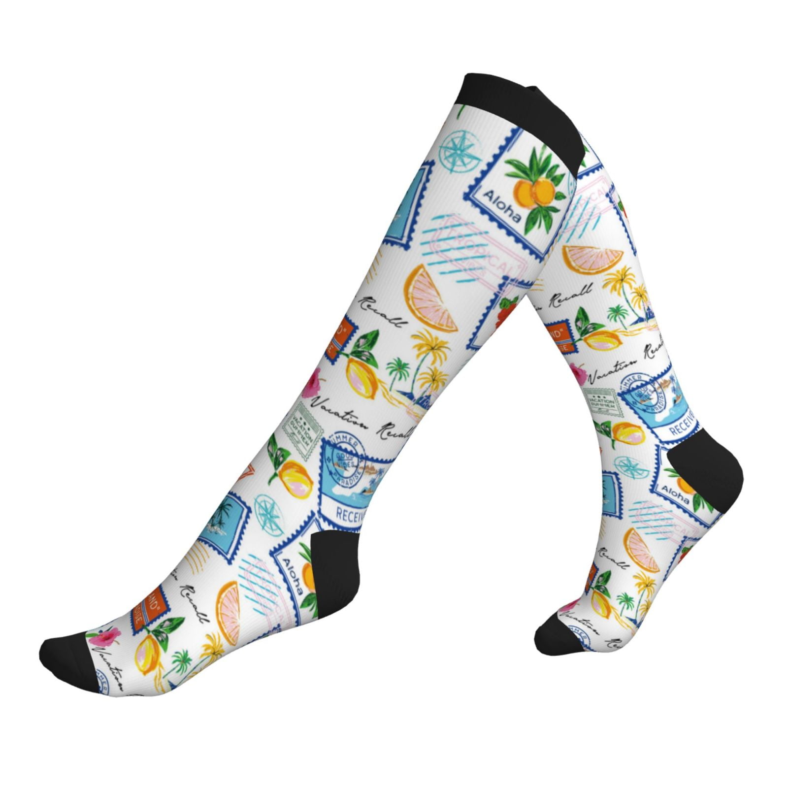 Compression Socks For Women And Men - Summer Stamp Compression Socks ...