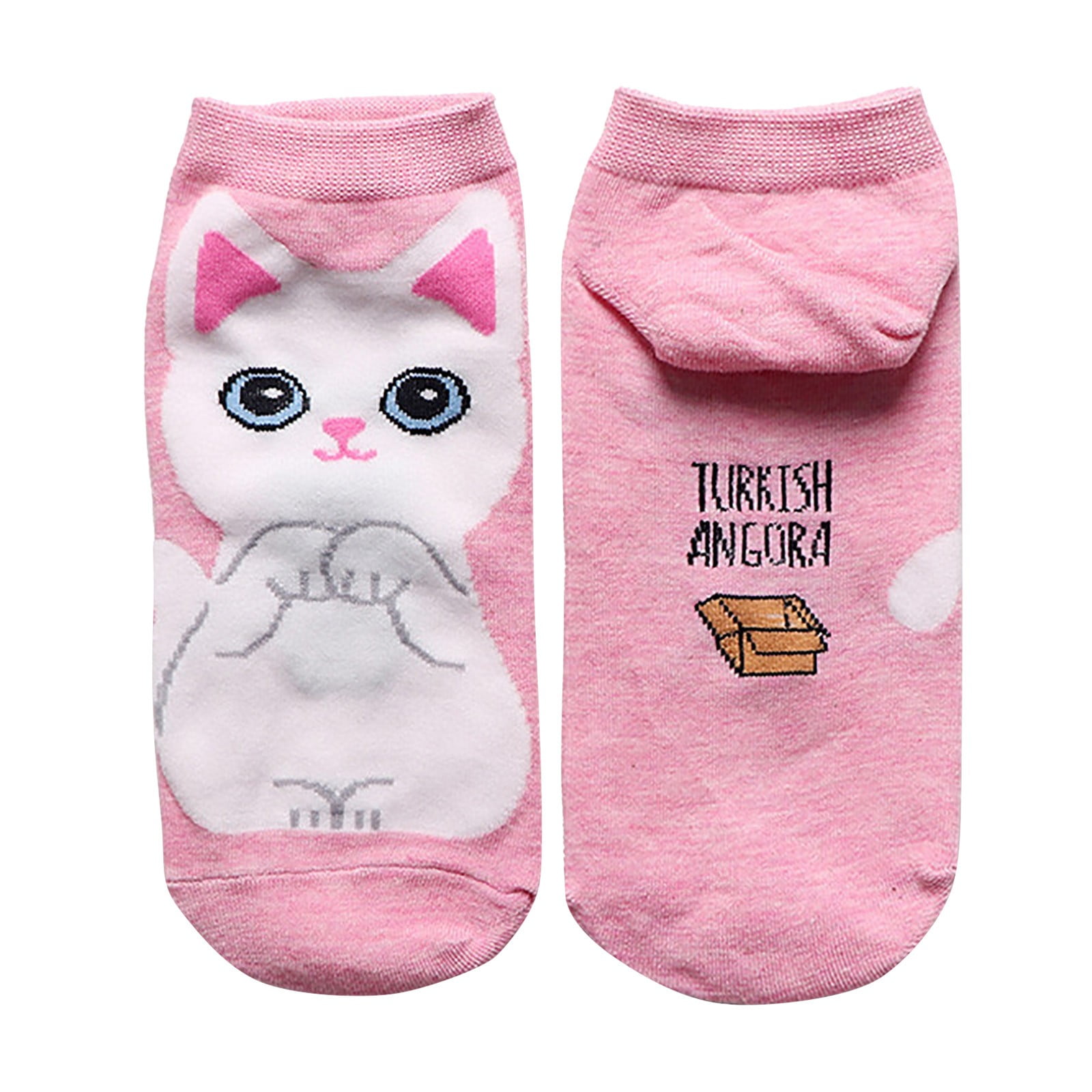 10 Pairs Compression Socks Men Girls Cute Cartoon Three Small Animal ...