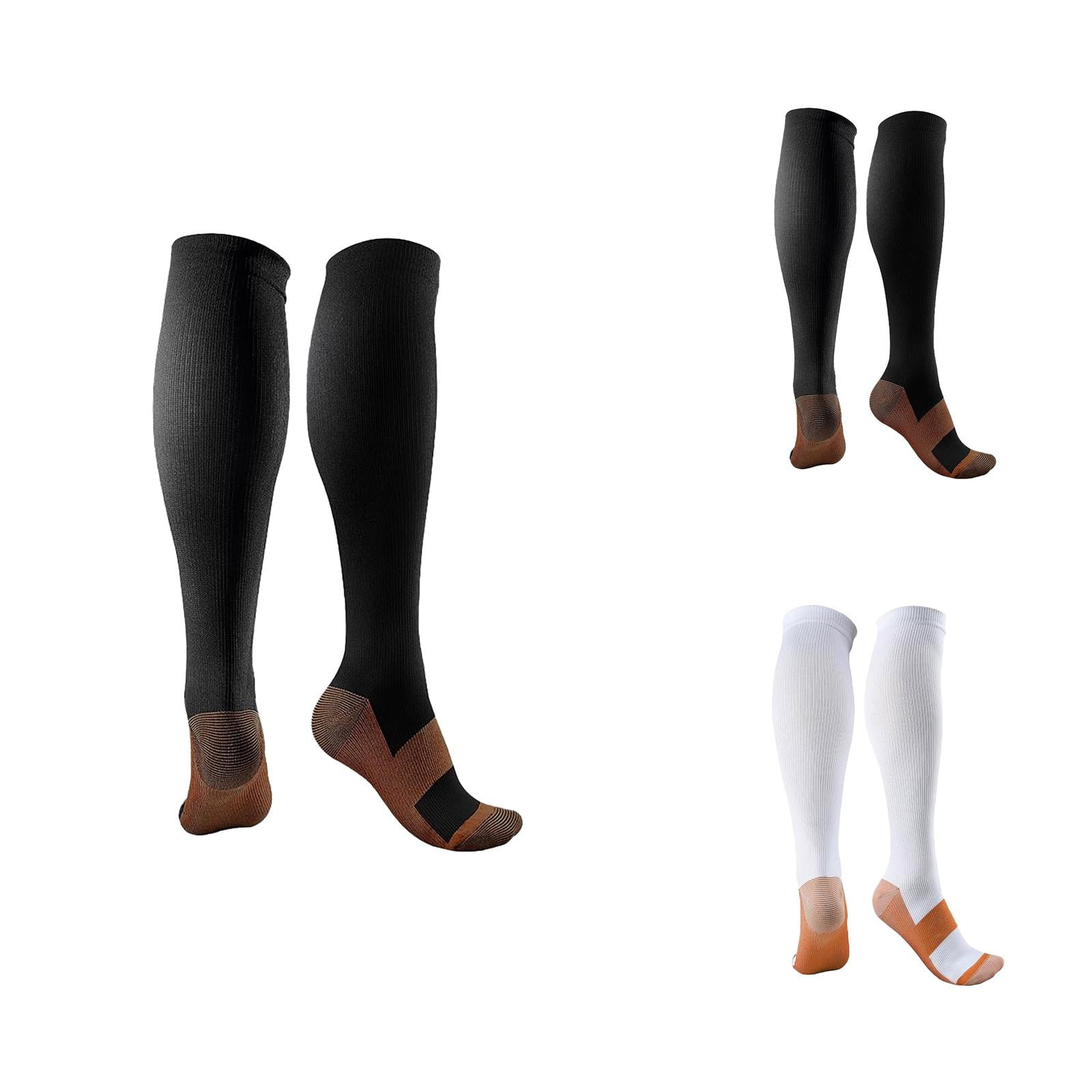 Compression Socks Socks for Women and Men 15-20mmhg Athletic Hosiery ...