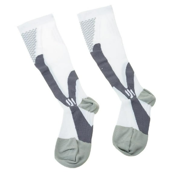 Compression Socks Solid Knee High Support Socks for Athletic Running ...