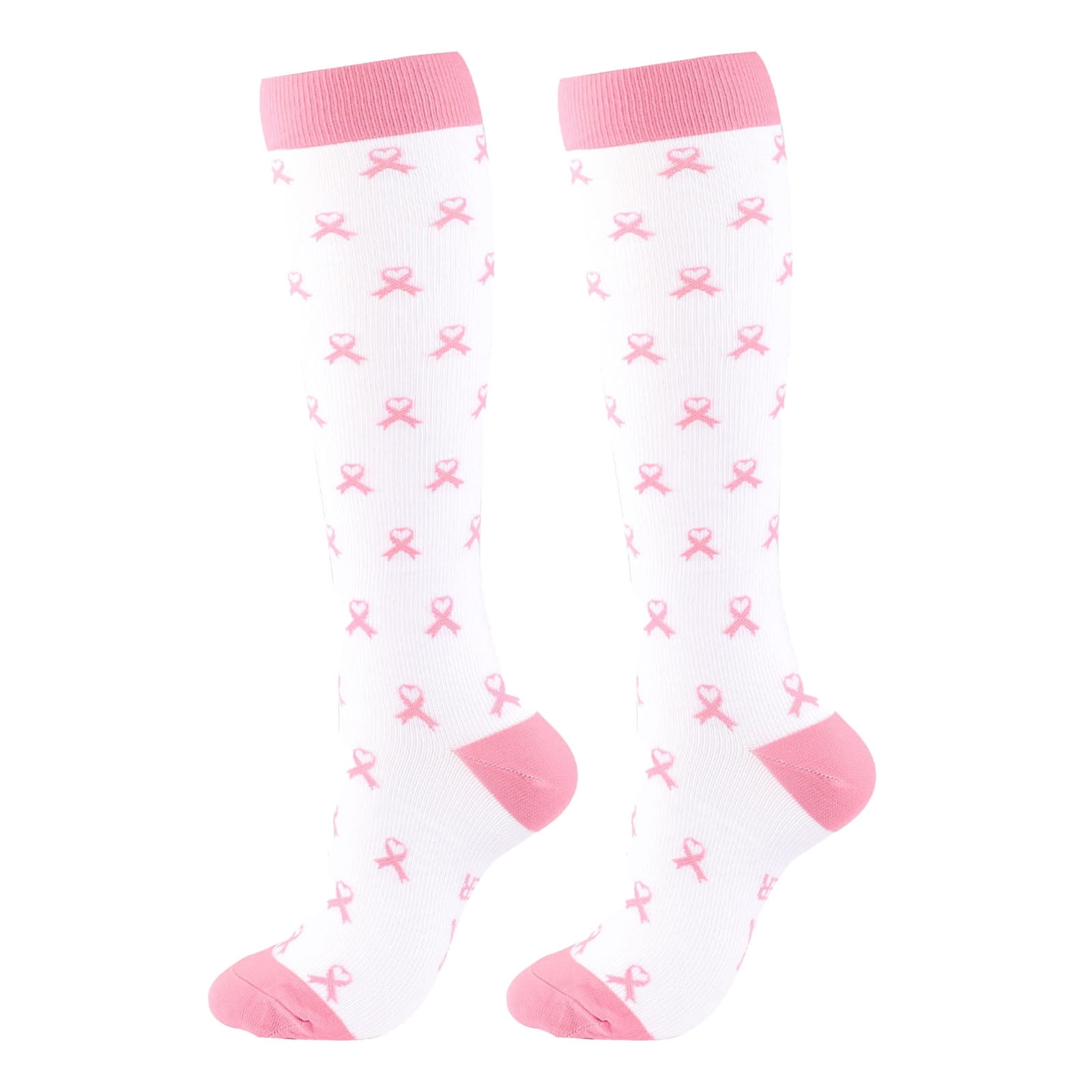 Compression Socks Unisex Colorful Ribbon Sports Running Compression ...