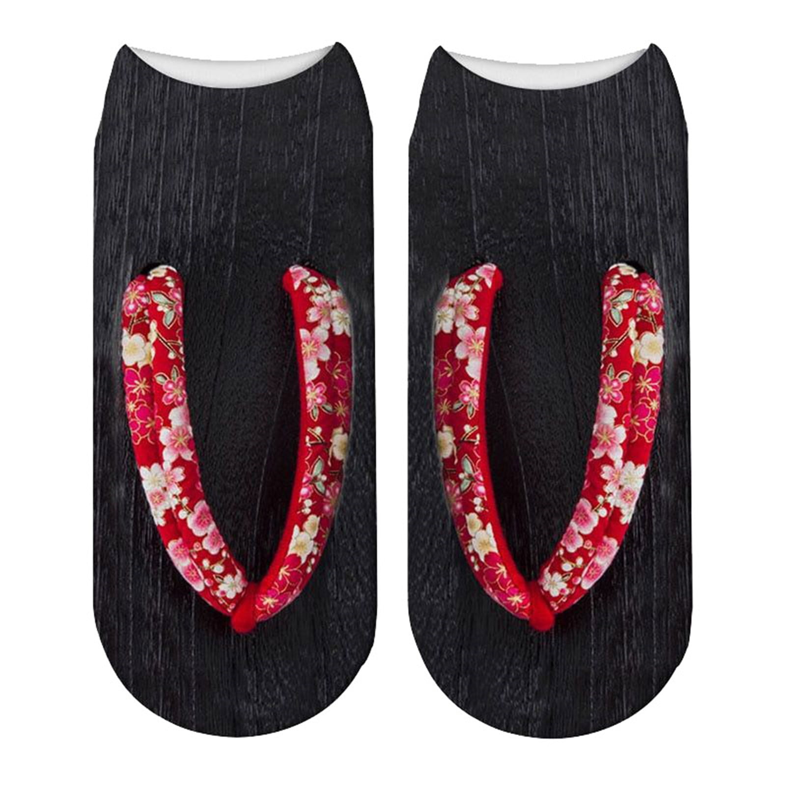 Compression Socks For Women 3D Pattern Manicure Print Socks Funny ...