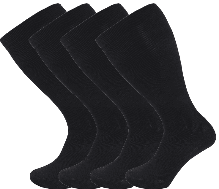Compression Socks Women & Men: 2 Pairs Plus Size Compression Socks for ...
