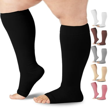 Dr. Scholl's Men's Big and Tall Work Compression Over the Calf Socks 3 ...