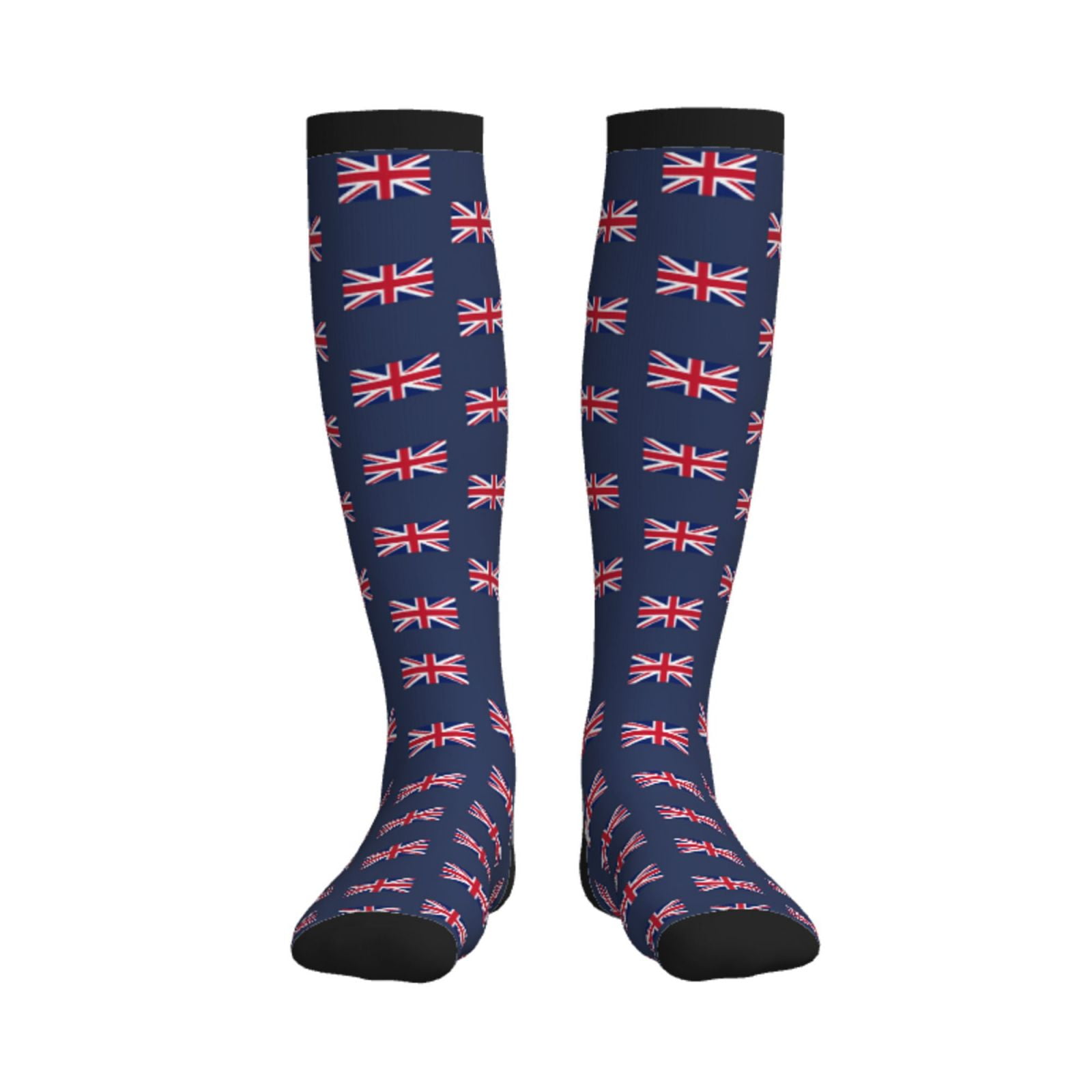Compression Socks Women Men Uk Flag Union Jack Knee High Support ...