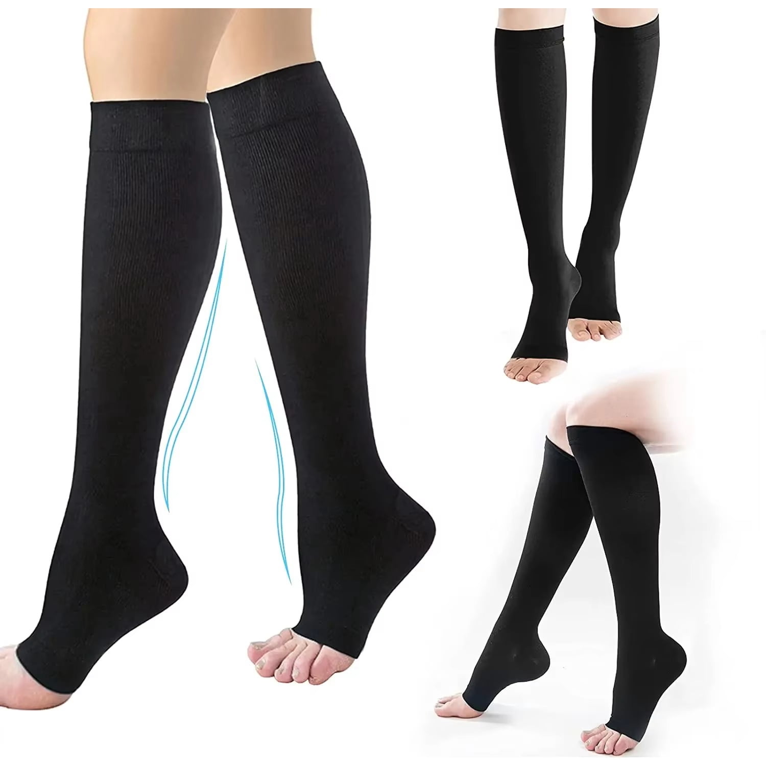 Compression Socks for Medical Prevention Varicose Veins Pregnancy Edema ...