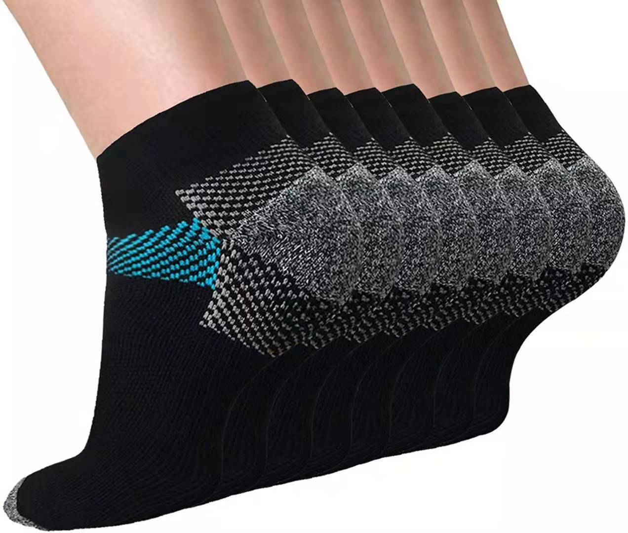 Compression Socks for Unisex Men and Women , Ankle Soft Moisture ...