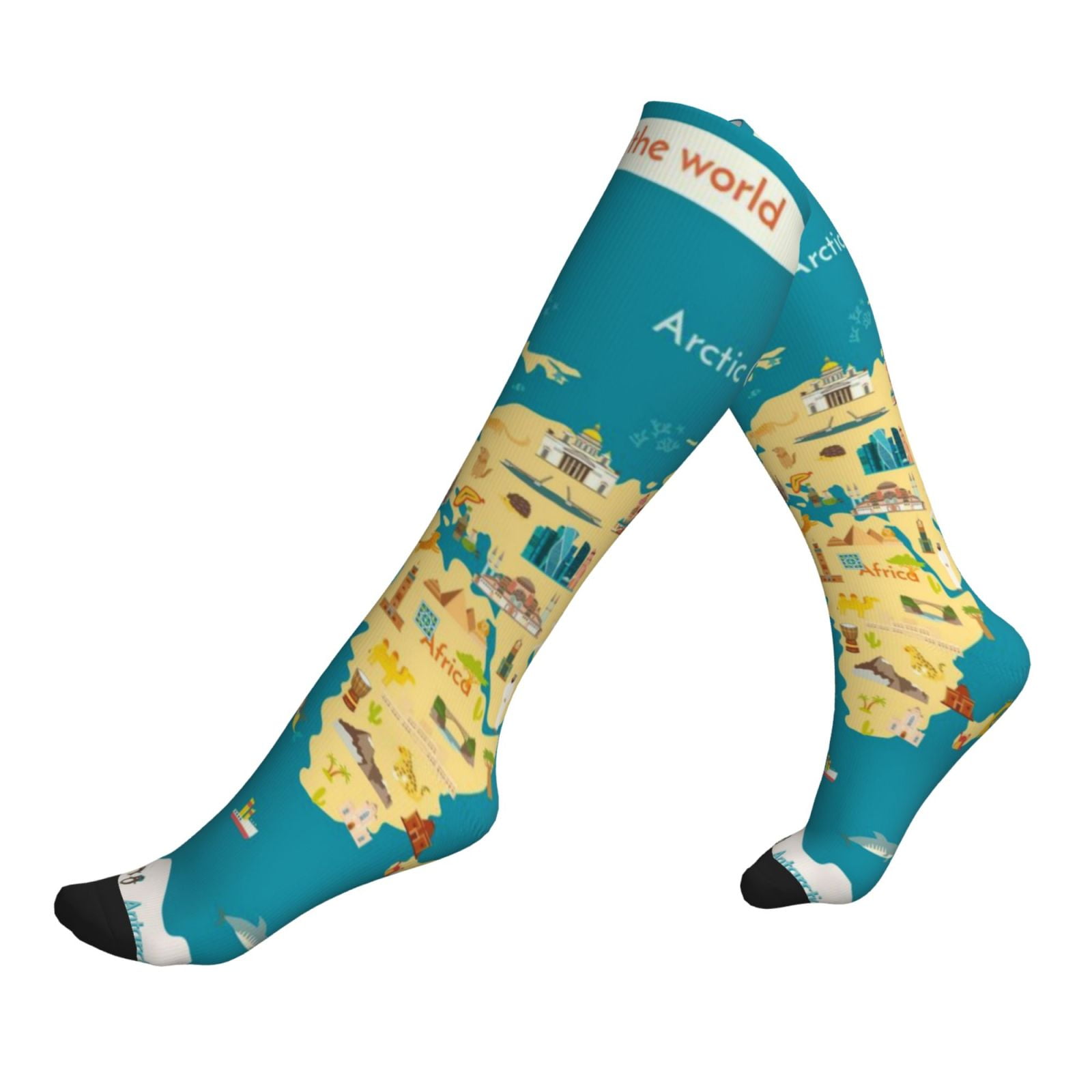 Compression Socks for Women Men 15-20 mmHg Support for Nurses Travel ...