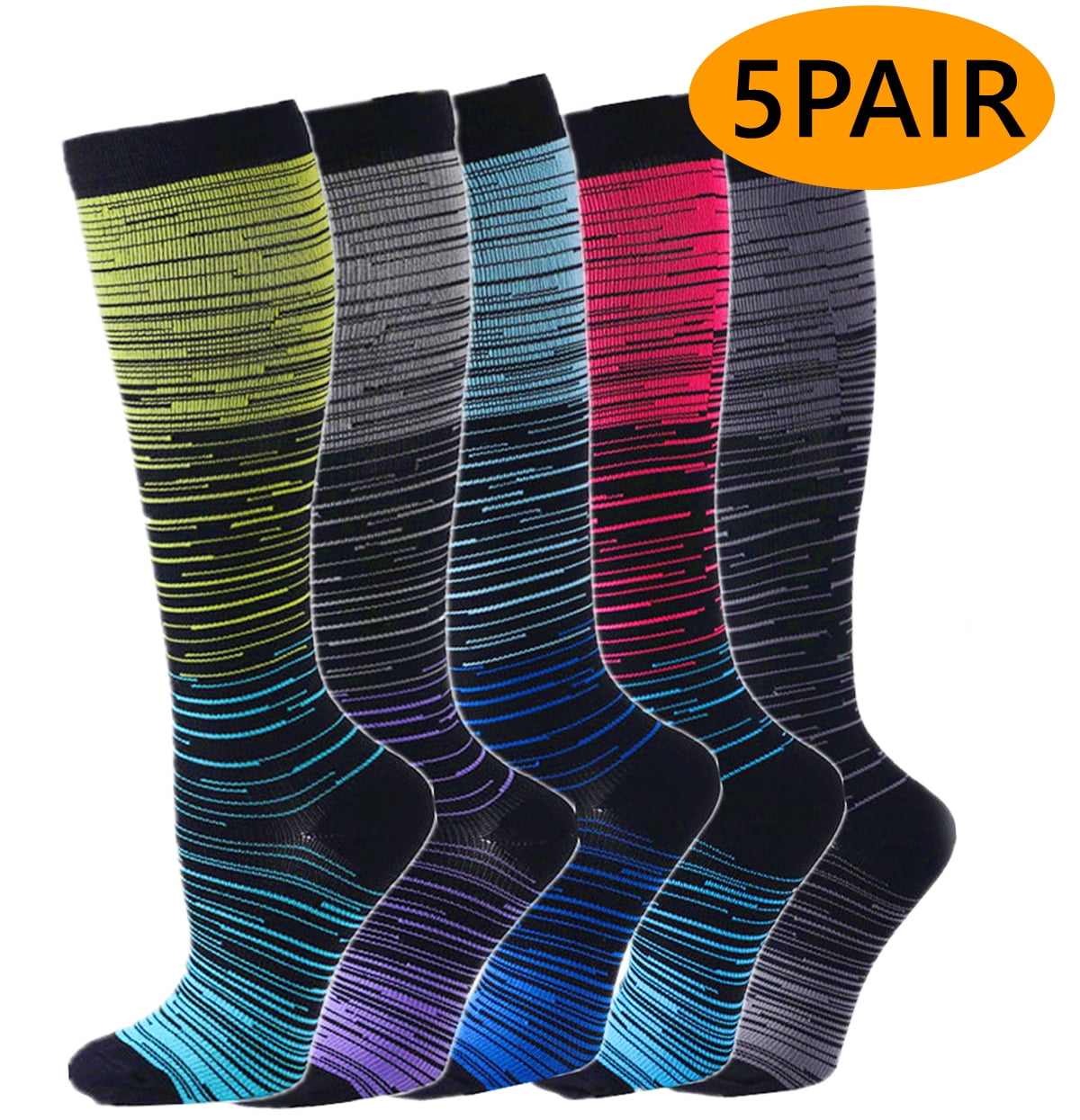 Medical Compression Socks for Women & Men, Knee High Support Socks ...