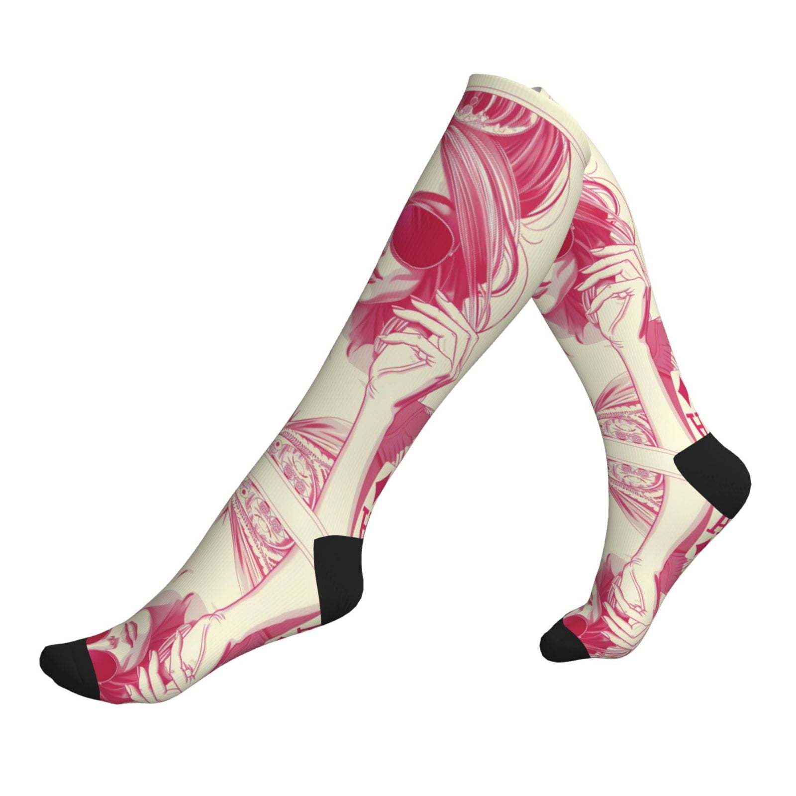 Compression Socks for Women and Men - Ace Of Diamonds Lady Compression ...