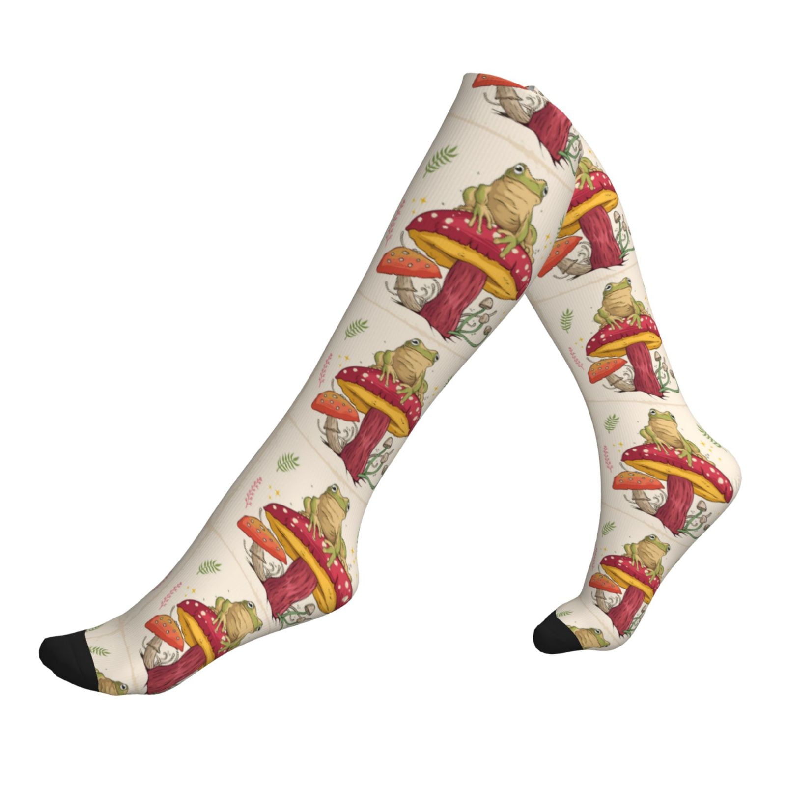 Compression Socks for Women and Men Circulation - Frog Sitting On ...