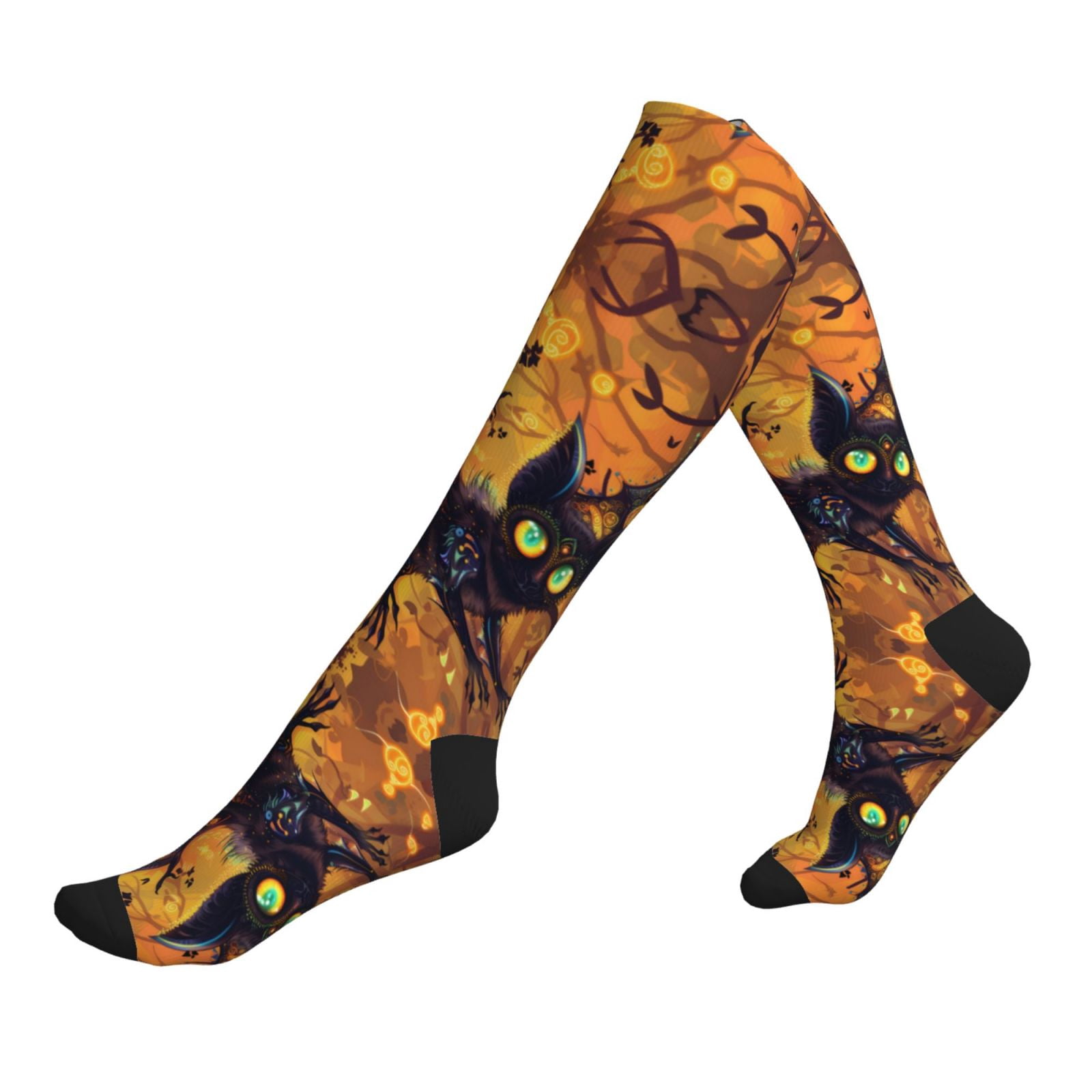 Compression Socks for Women and Men Circulation - Halloween Vintage ...