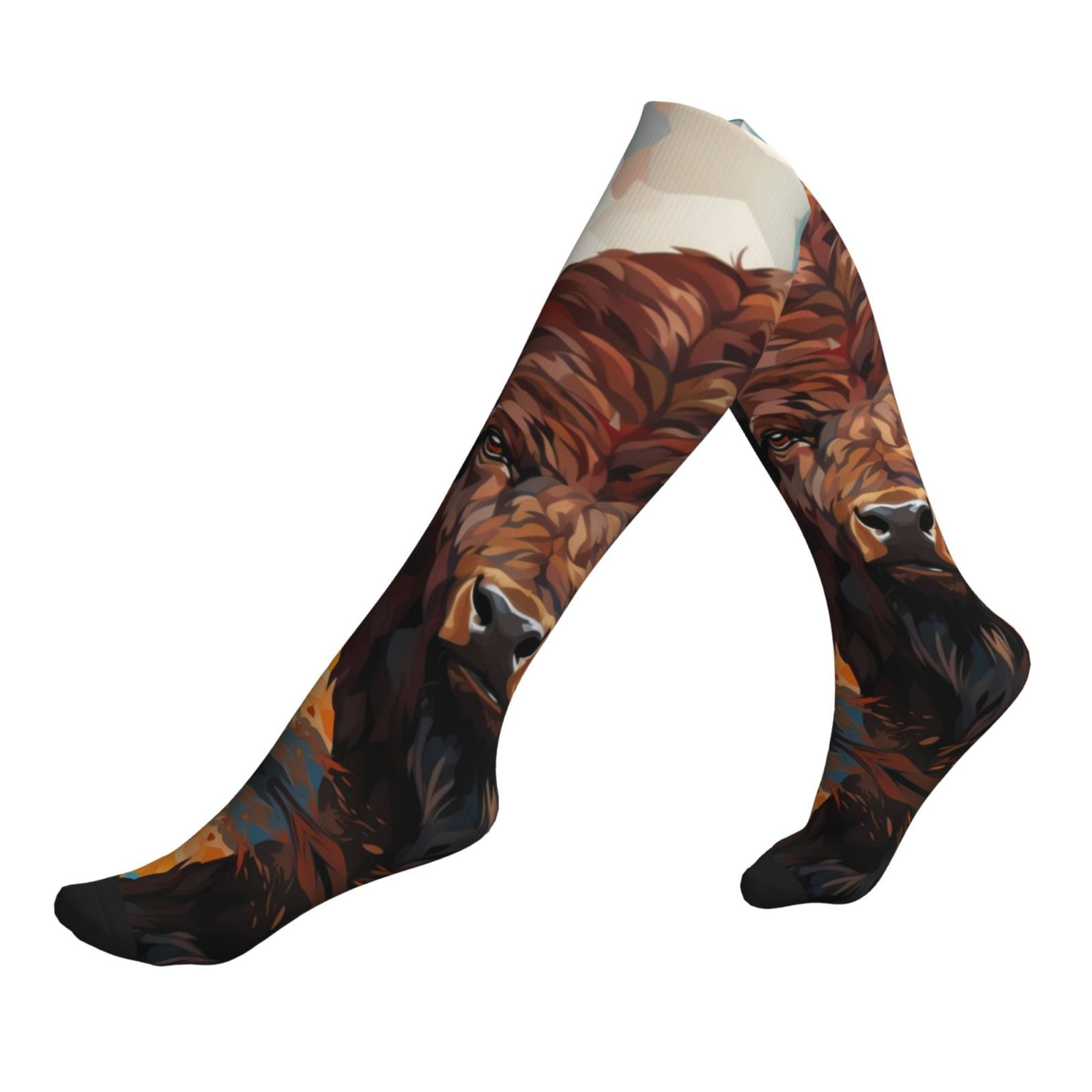 Compression Socks for Women and Men Circulation - Oil Painting Style ...