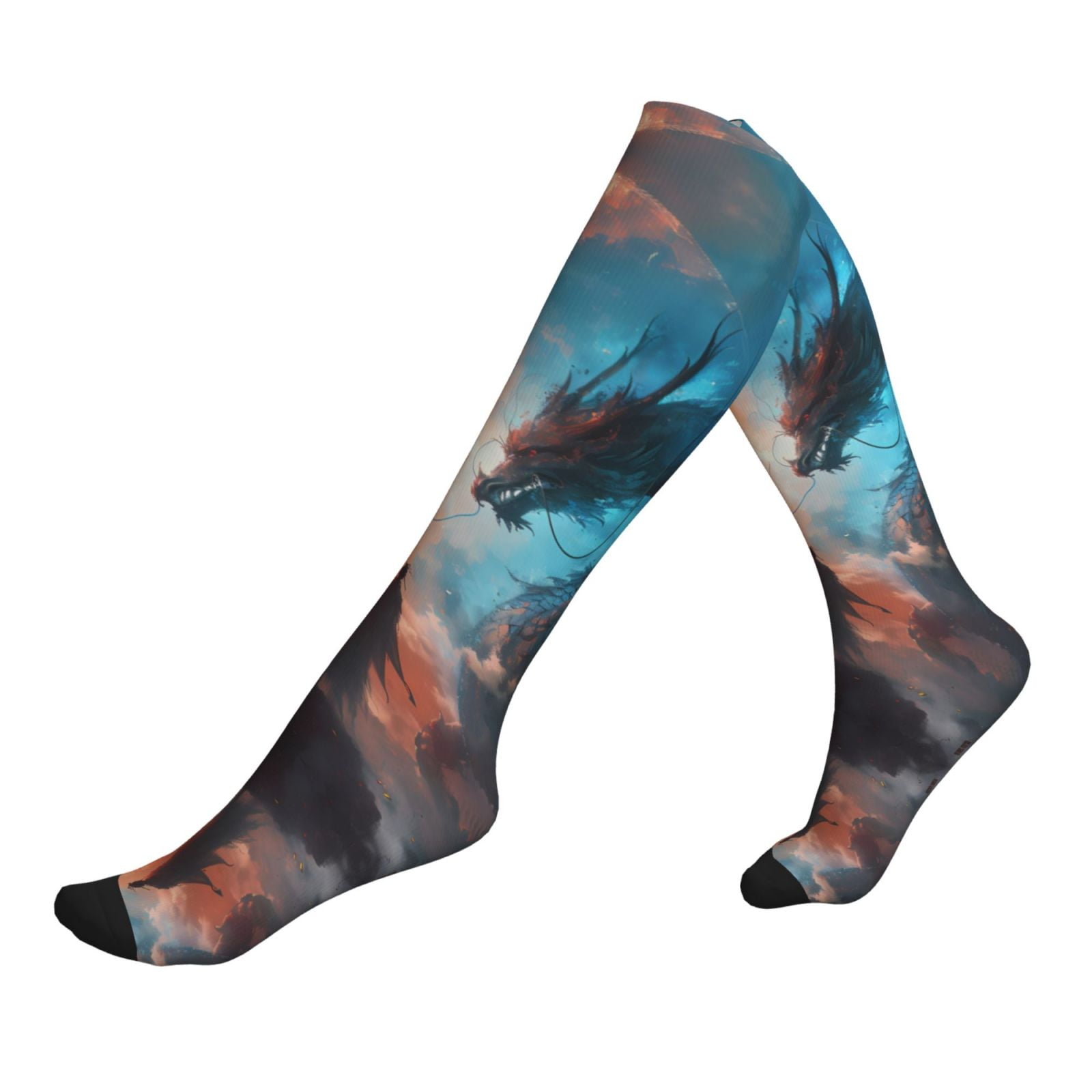 Compression Socks for Women and Men Circulation - Red and Blue Sky ...