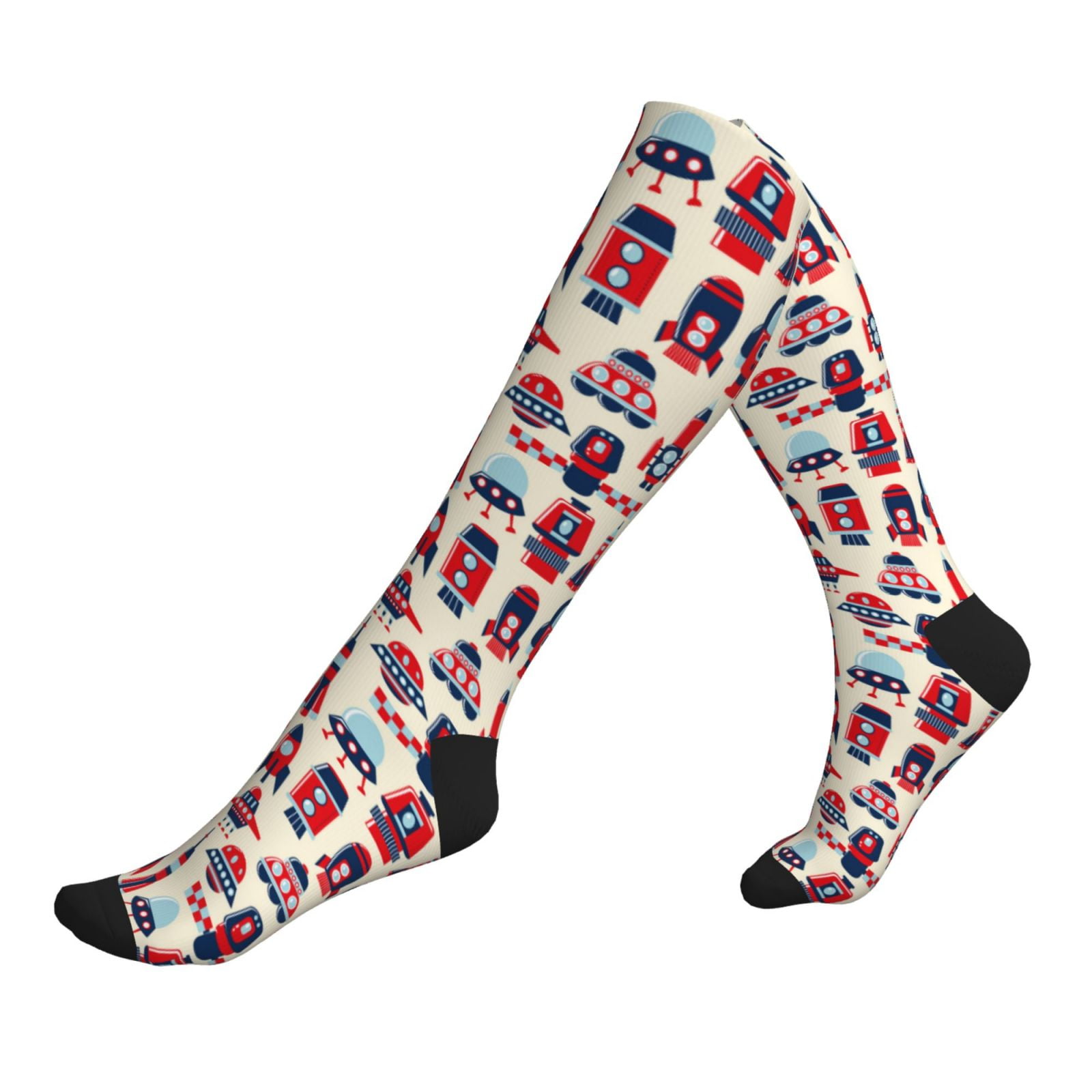 Compression Socks for Women and Men Circulation - Rocket Pattern Best ...