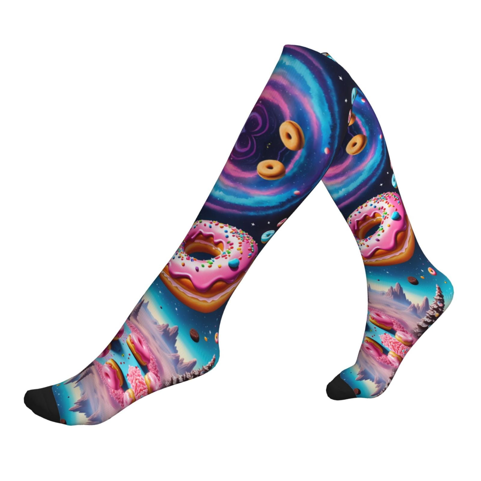 Compression Socks for Women and Men Circulation - Starry Sky Pine Tree ...