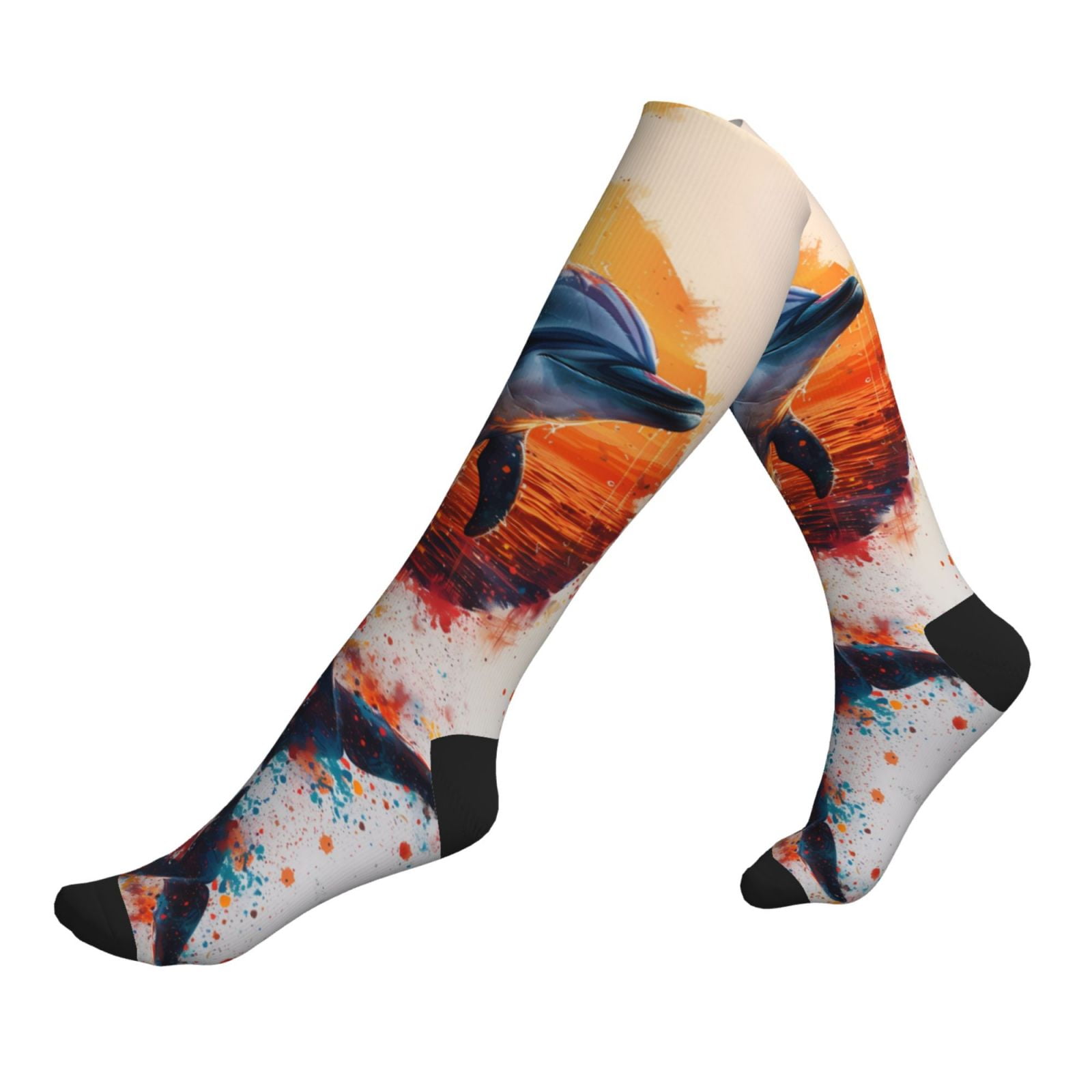 Compression Socks for Women and Men Circulation - Sunset Ocean ...