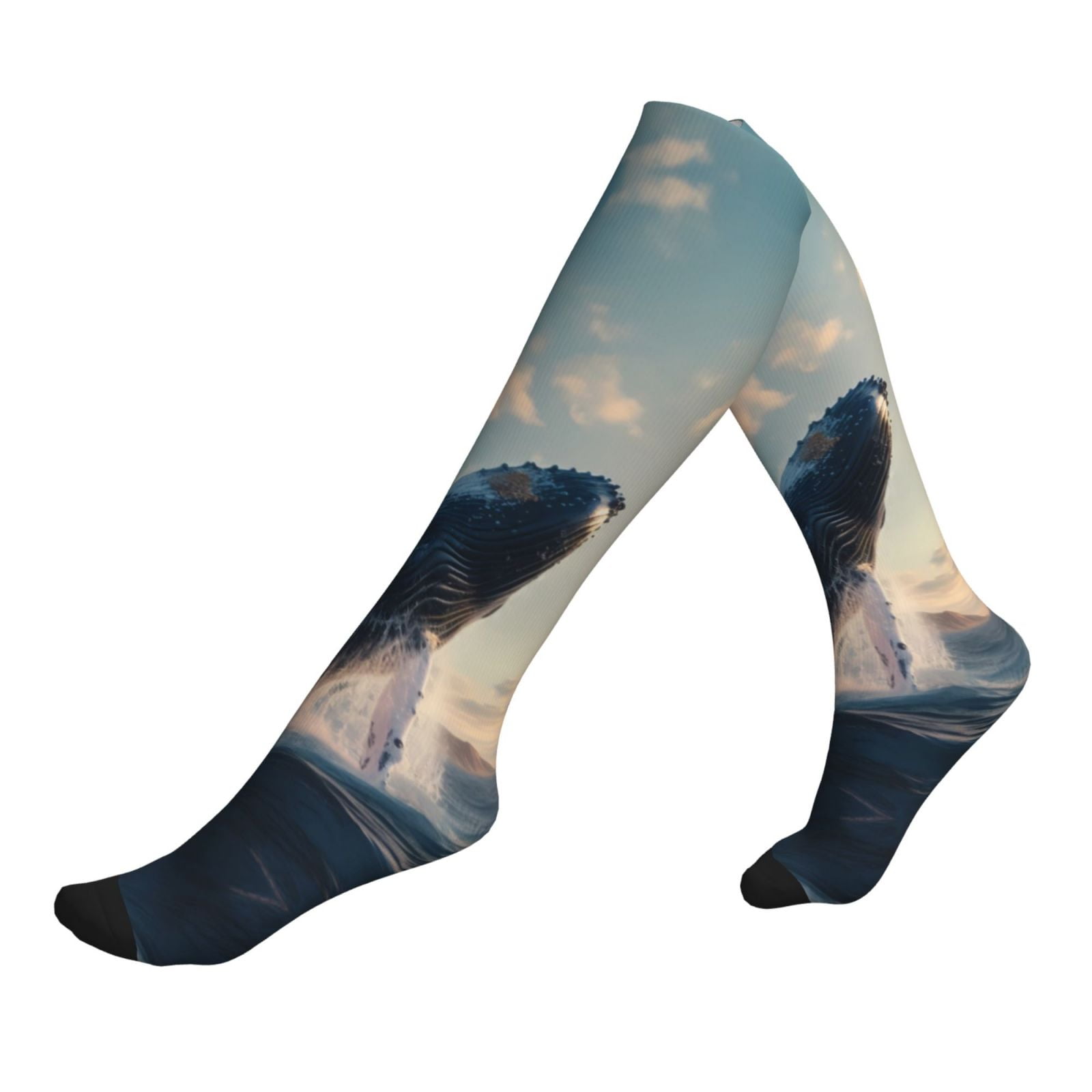 Compression Socks for Women and Men - Dancing Whale Compression Socks ...