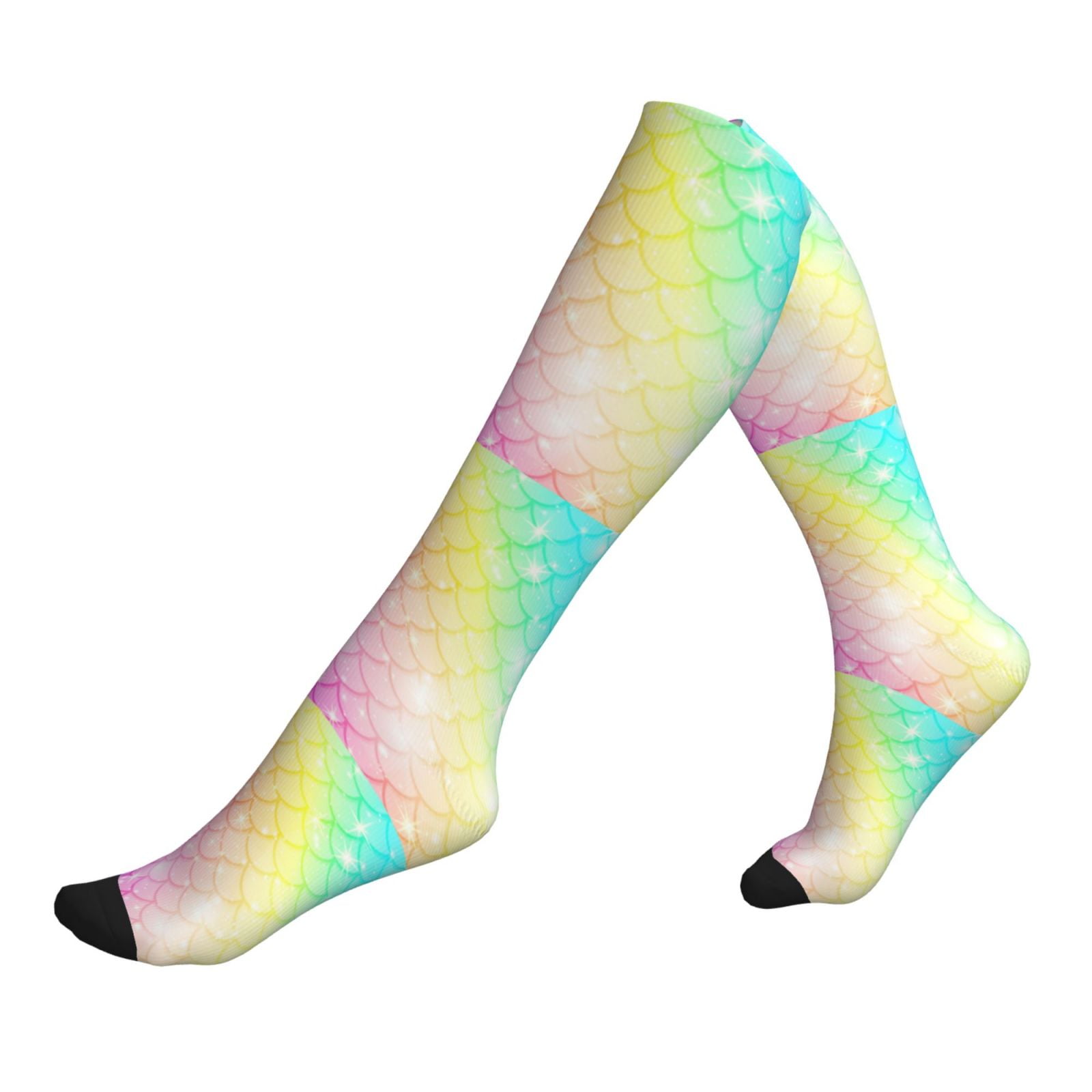 Compression Socks for Women and Men - Fish Scale Compression Socks ...