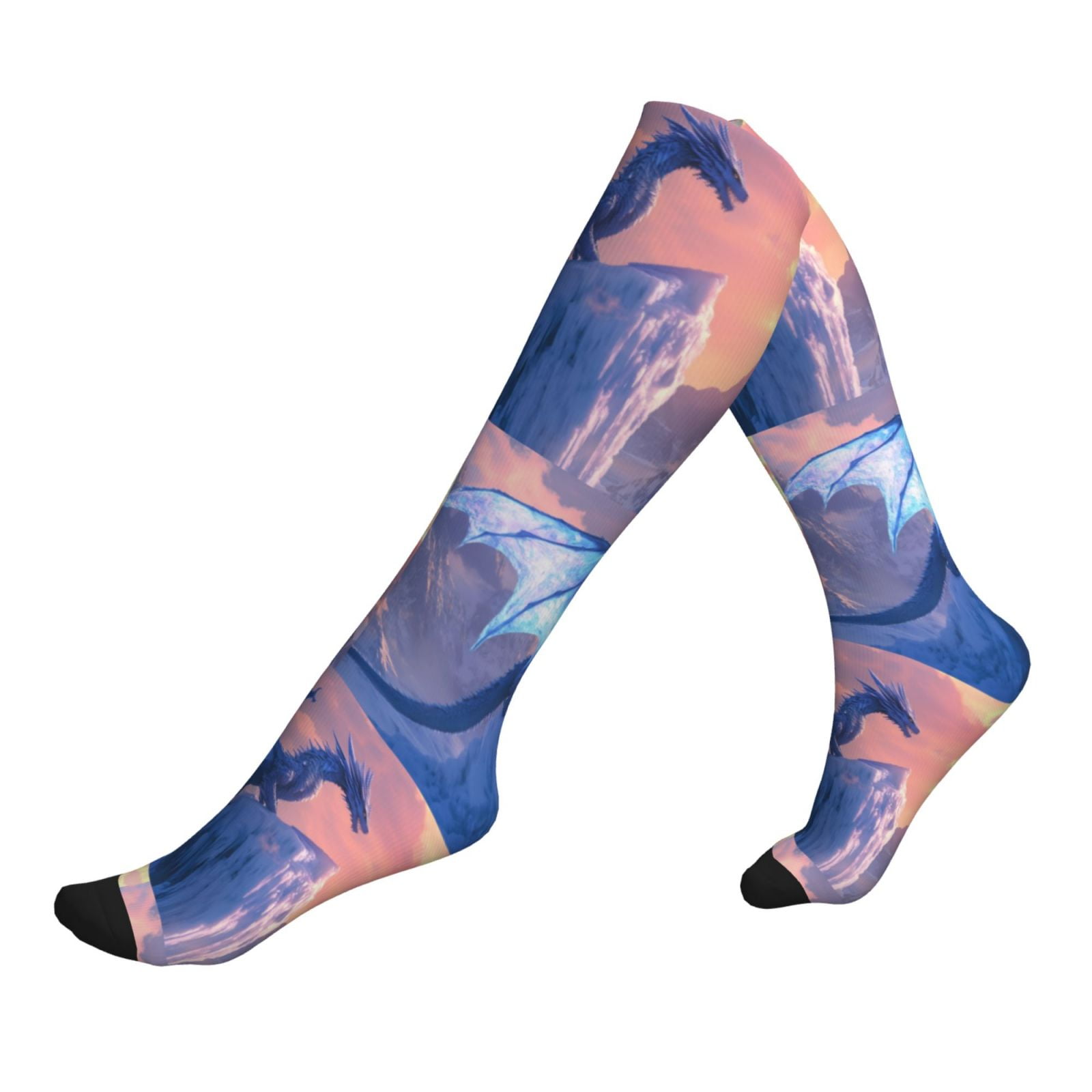 Compression Socks for Women and Men - Frozen Peak Ice Dragon ...