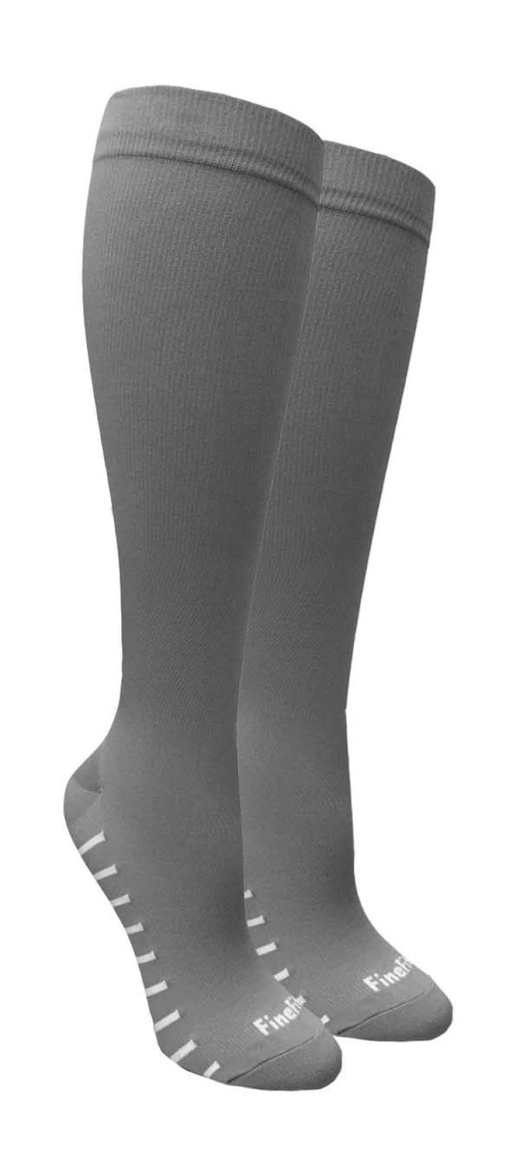 Compression Socks for Women and Men, Grey (Size: Small/Medium ...
