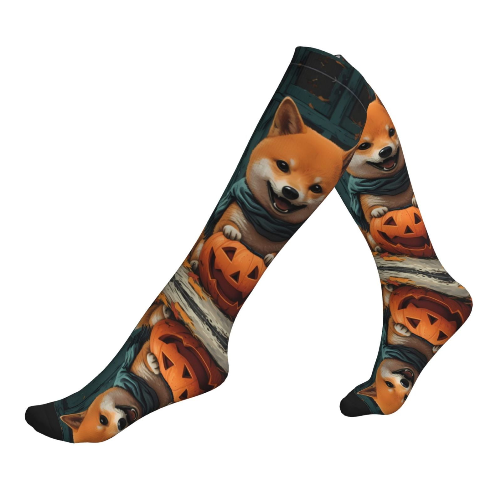 Compression Socks for Women and Men - Halloween Corgi Pumpkin ...