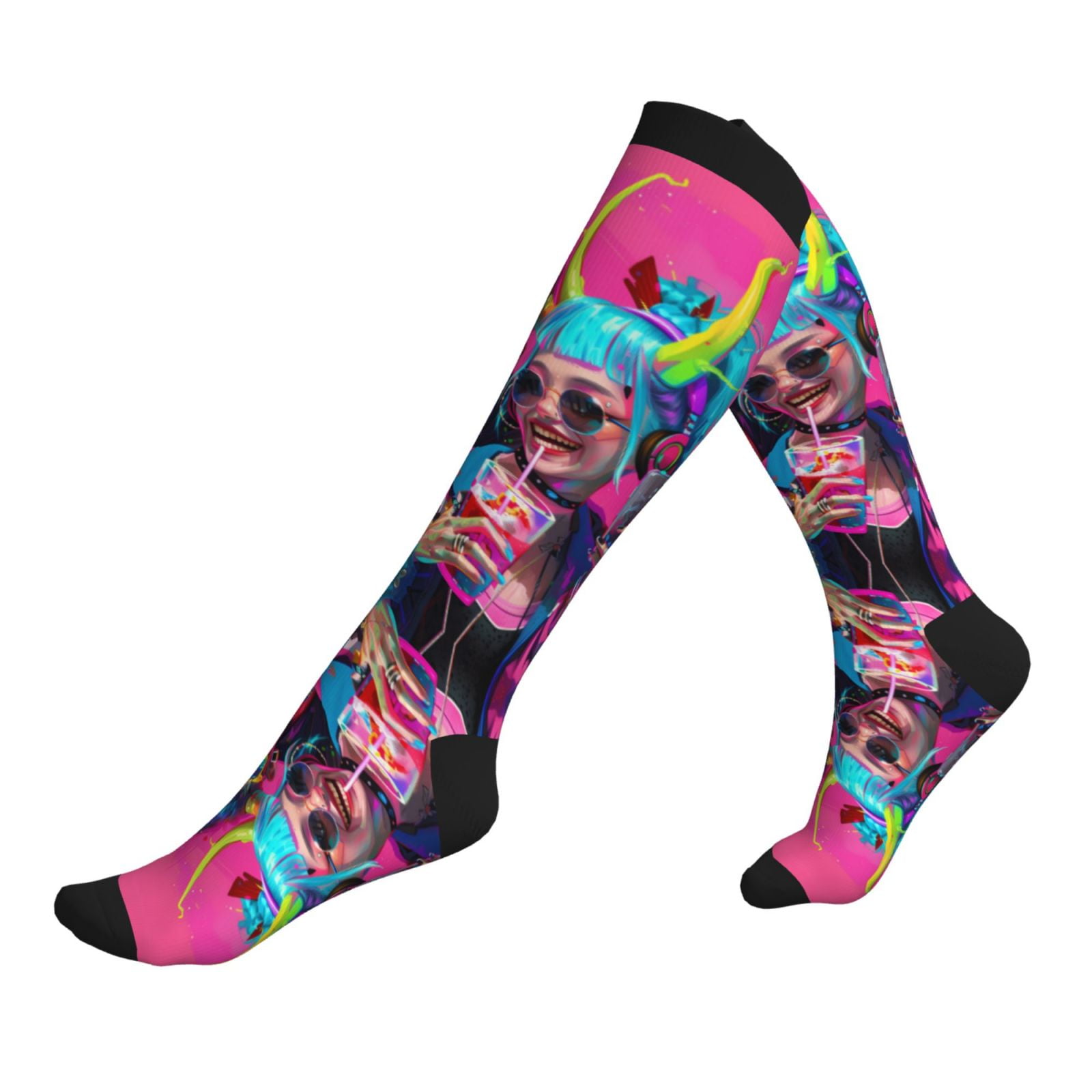 Compression Socks for Women and Men - Hip Hop People No.112 Compression ...
