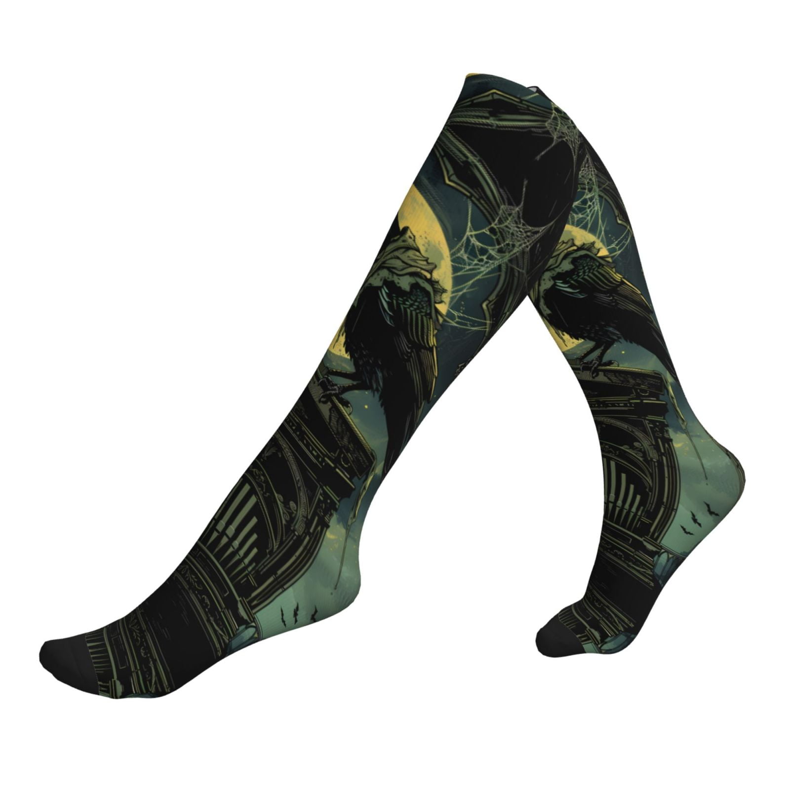 Compression Socks for Women and Men - MoonNight Sky Crow Compression ...