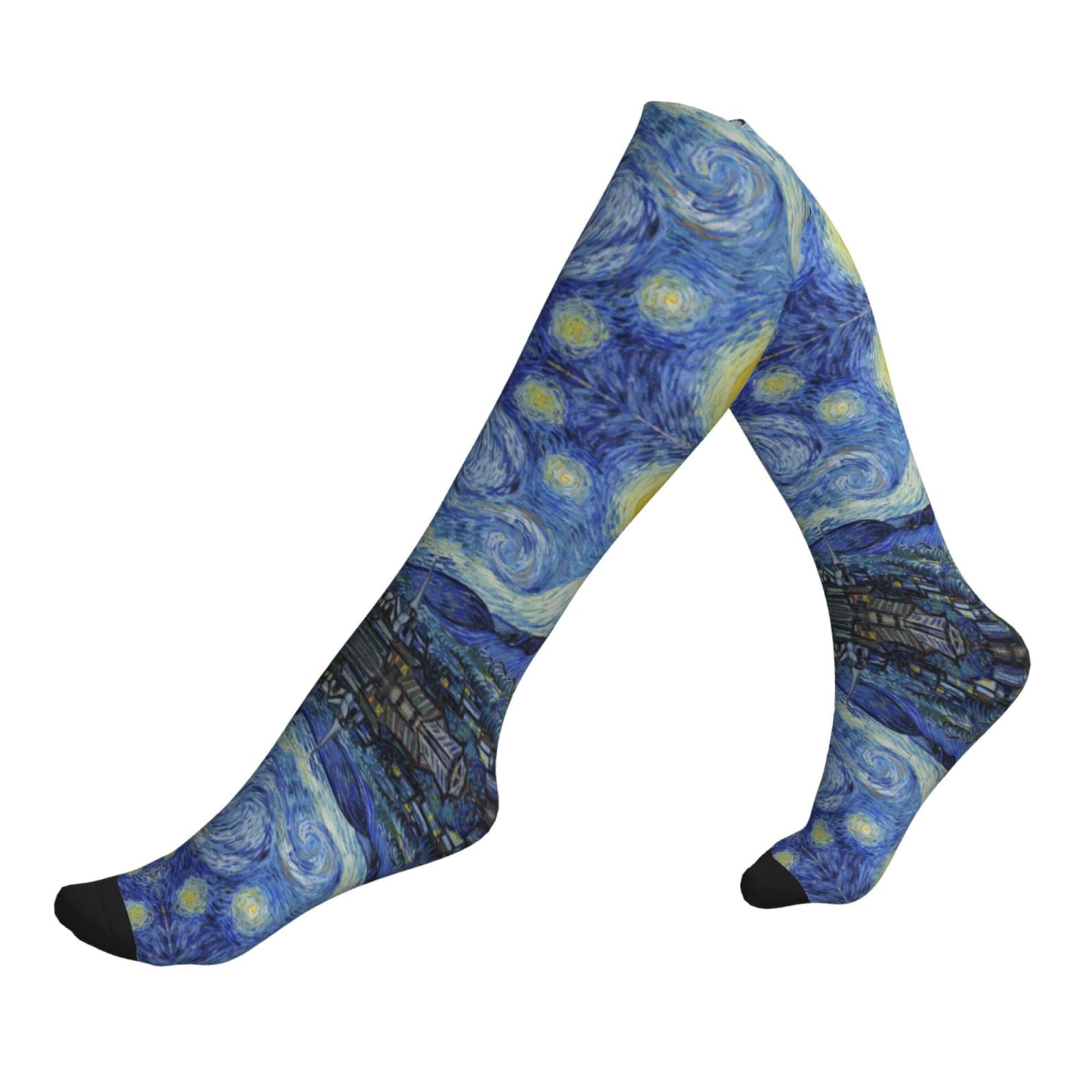 Compression Socks for Women and Men - The Starry Night Compression ...